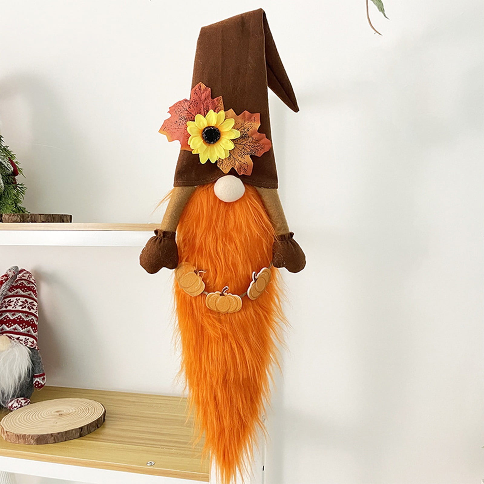 CxhicLuv Faceless Old Man Wreath, Thanksgiving & Christmas Decorations ...