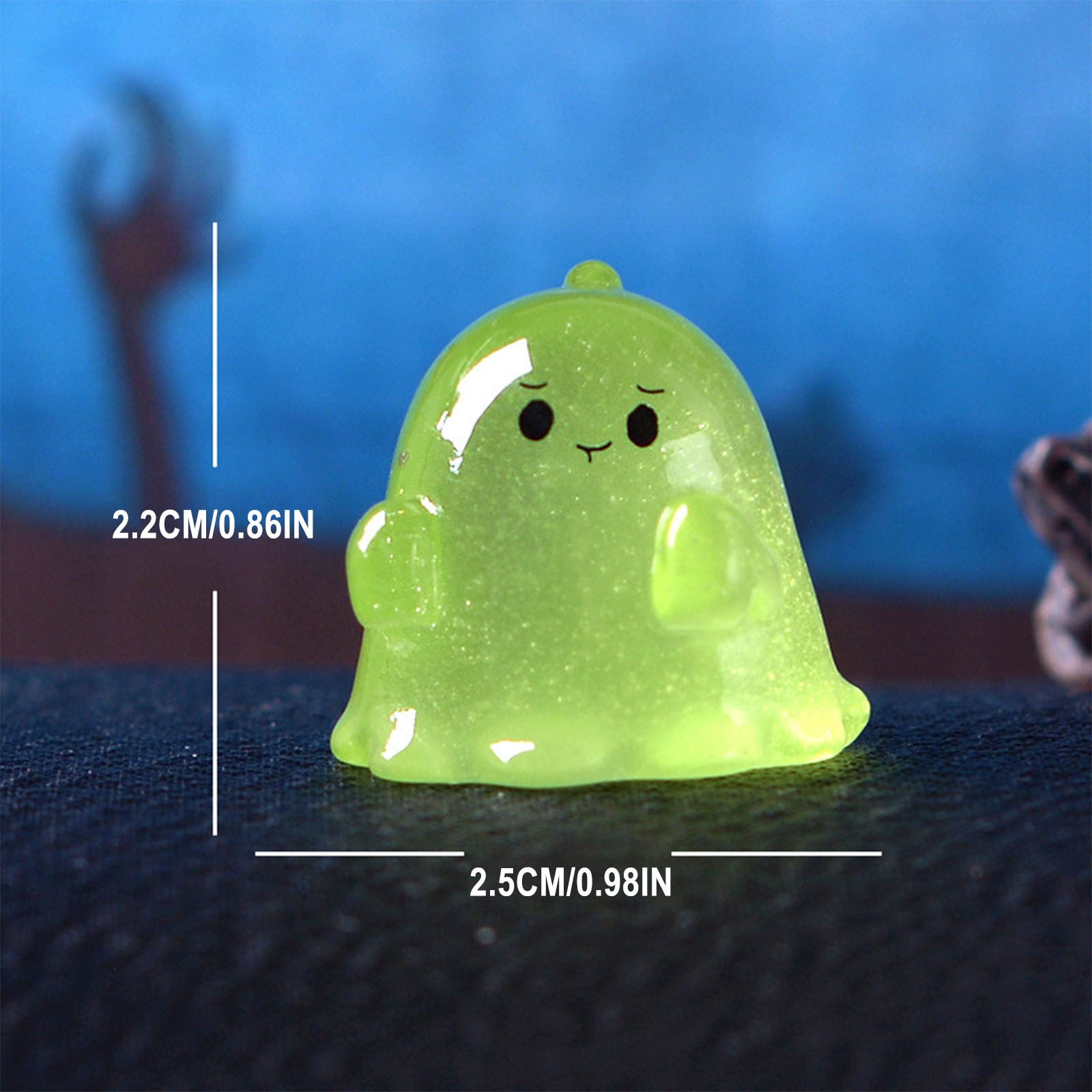 CxhicLuv Halloween Cute Ghost Animals, Glows-in-the-Dark Gardening ...