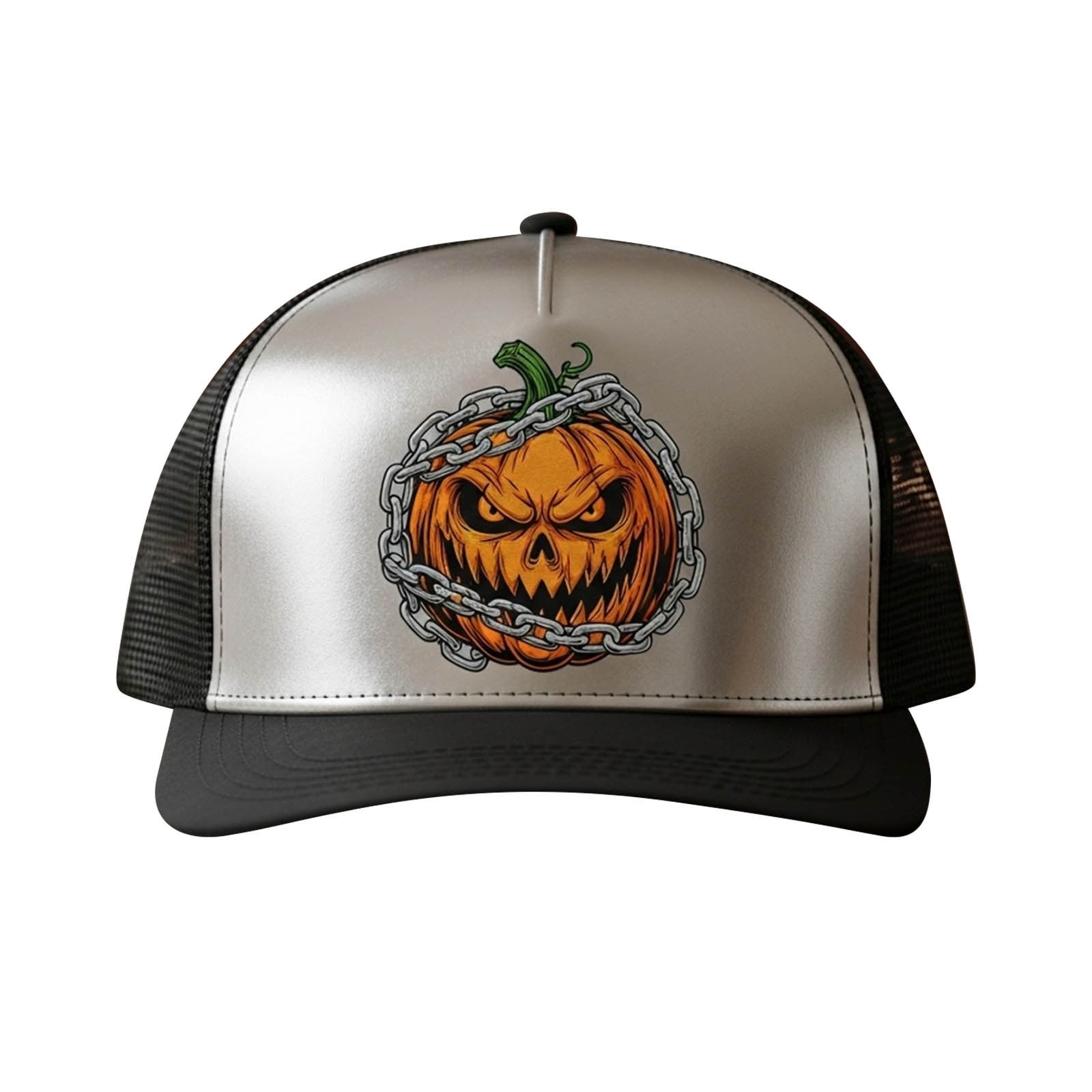 CxhicLuv Halloween Trucker Hat, Spooky Halloween Truck Driver Hat for ...