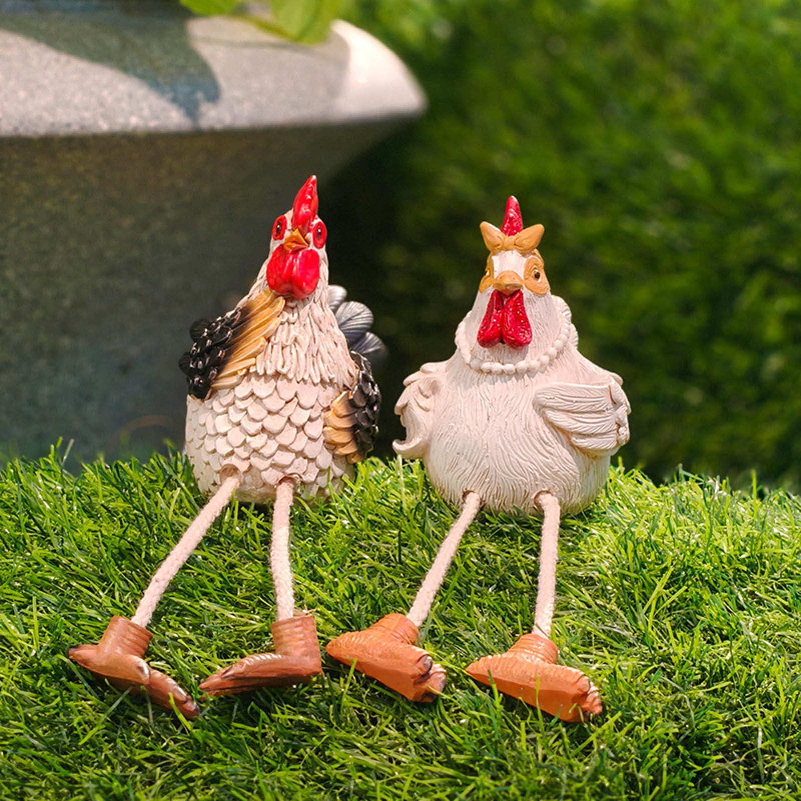 CxhicLuv Hanging Turkey Ornament, Garden & Outdoor Decoration with ...