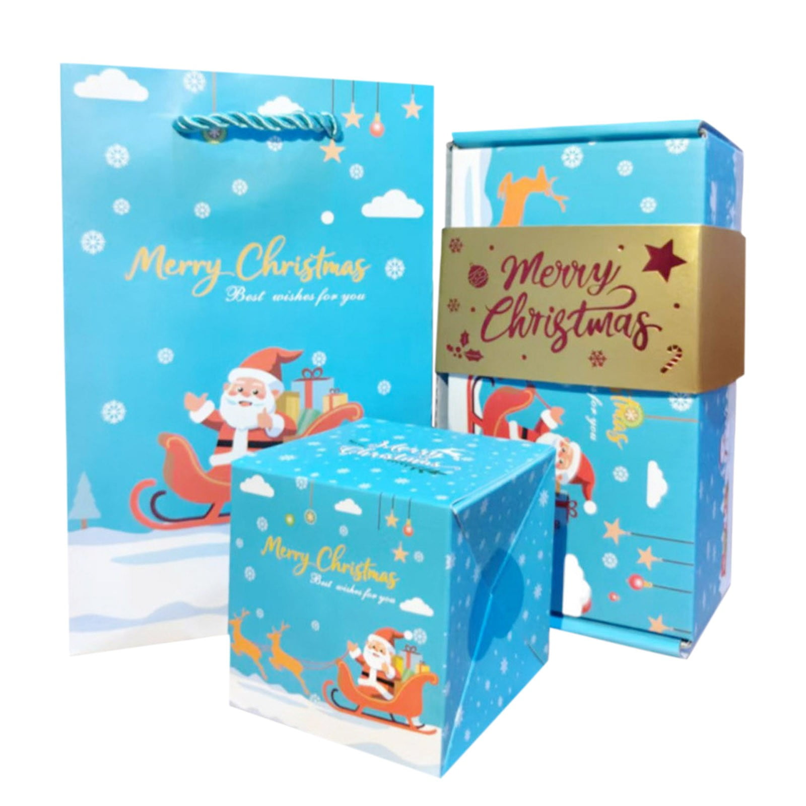 CxhicLuv Merry Christmas Surprise Box, Romantic Bouncing Gift Box for ...