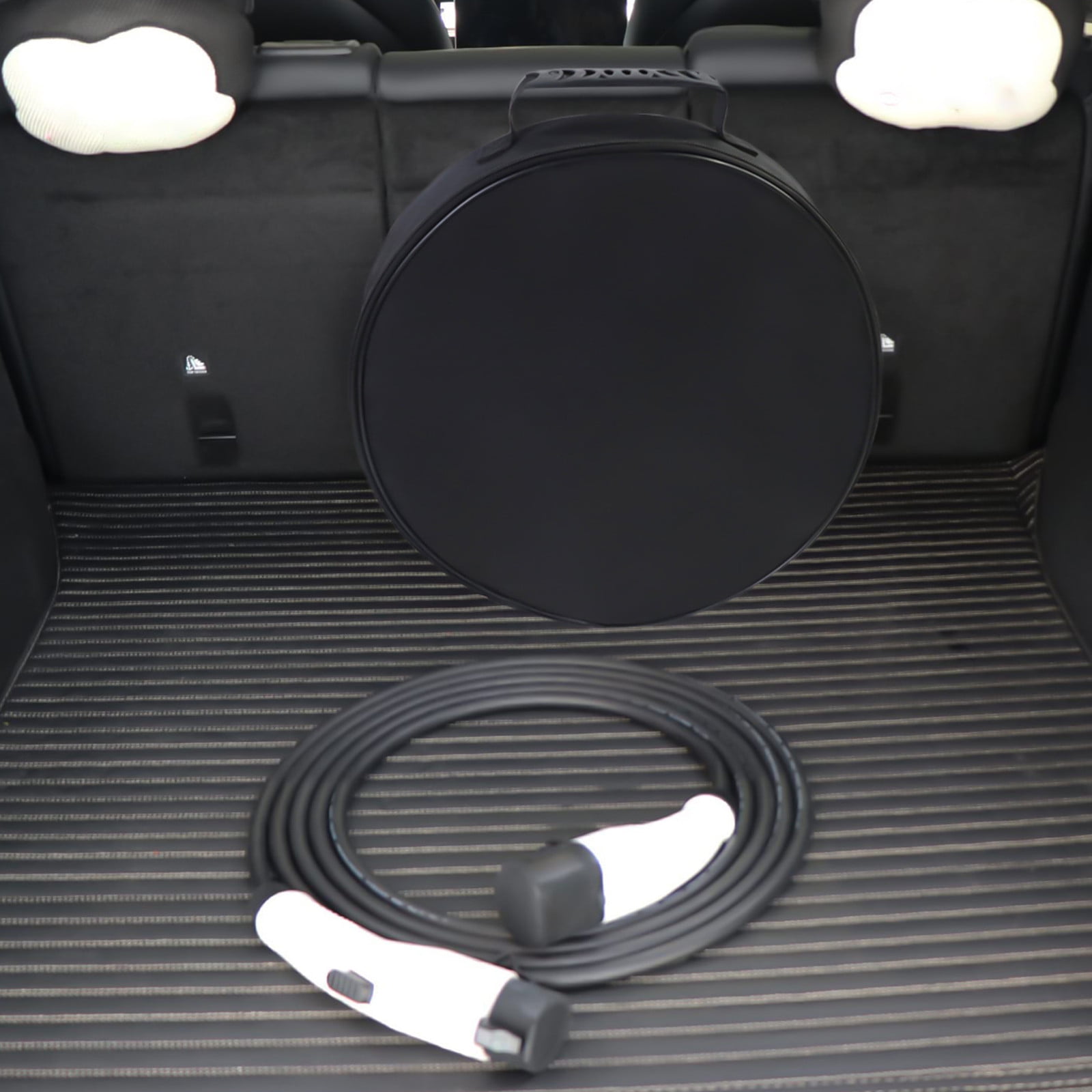 CxhicLuv Portable Charging Guns Bag, EV Charger Storage Case, Flame ...