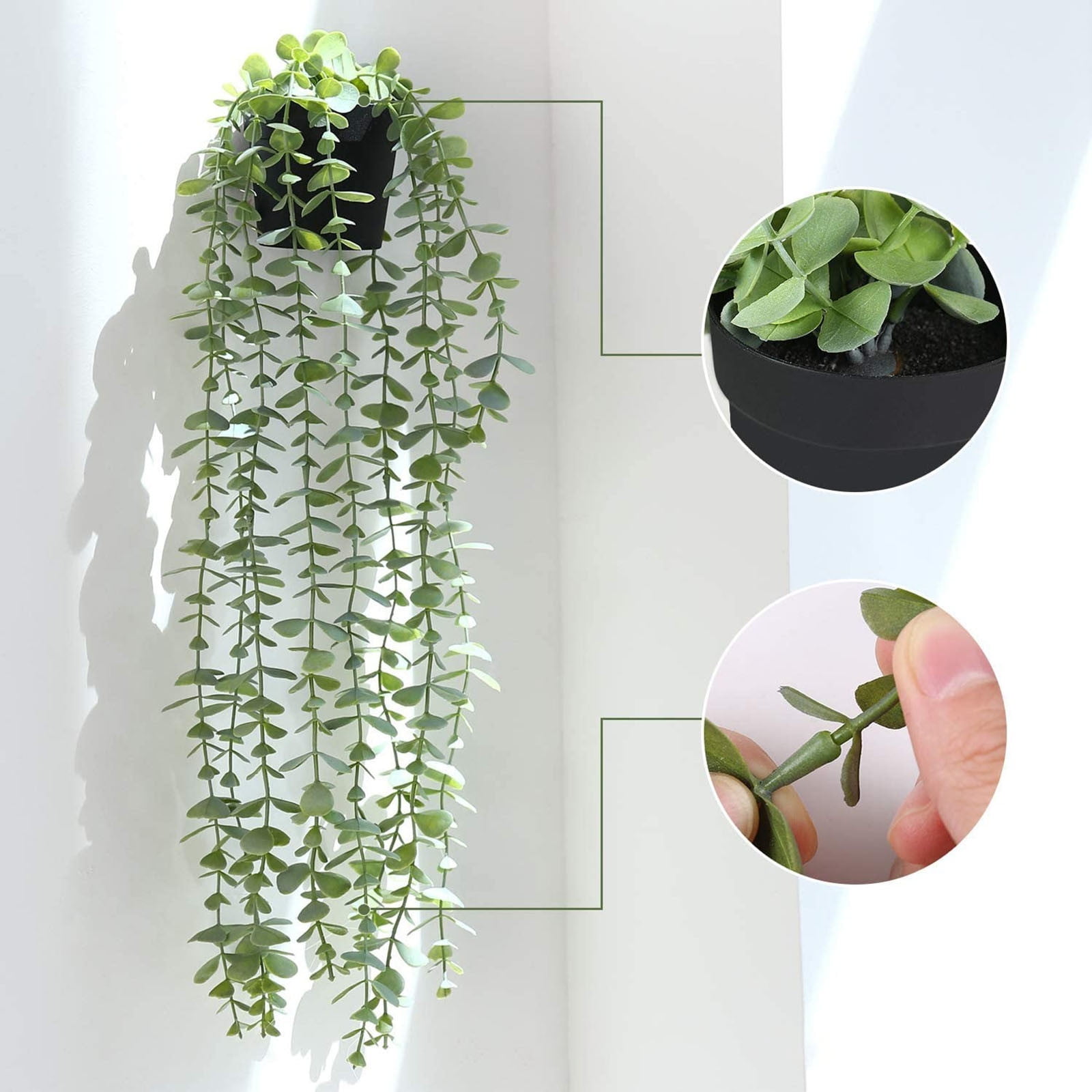 CxhicLuv Simulated Plants Vines, Realistic Design, No Watering or ...