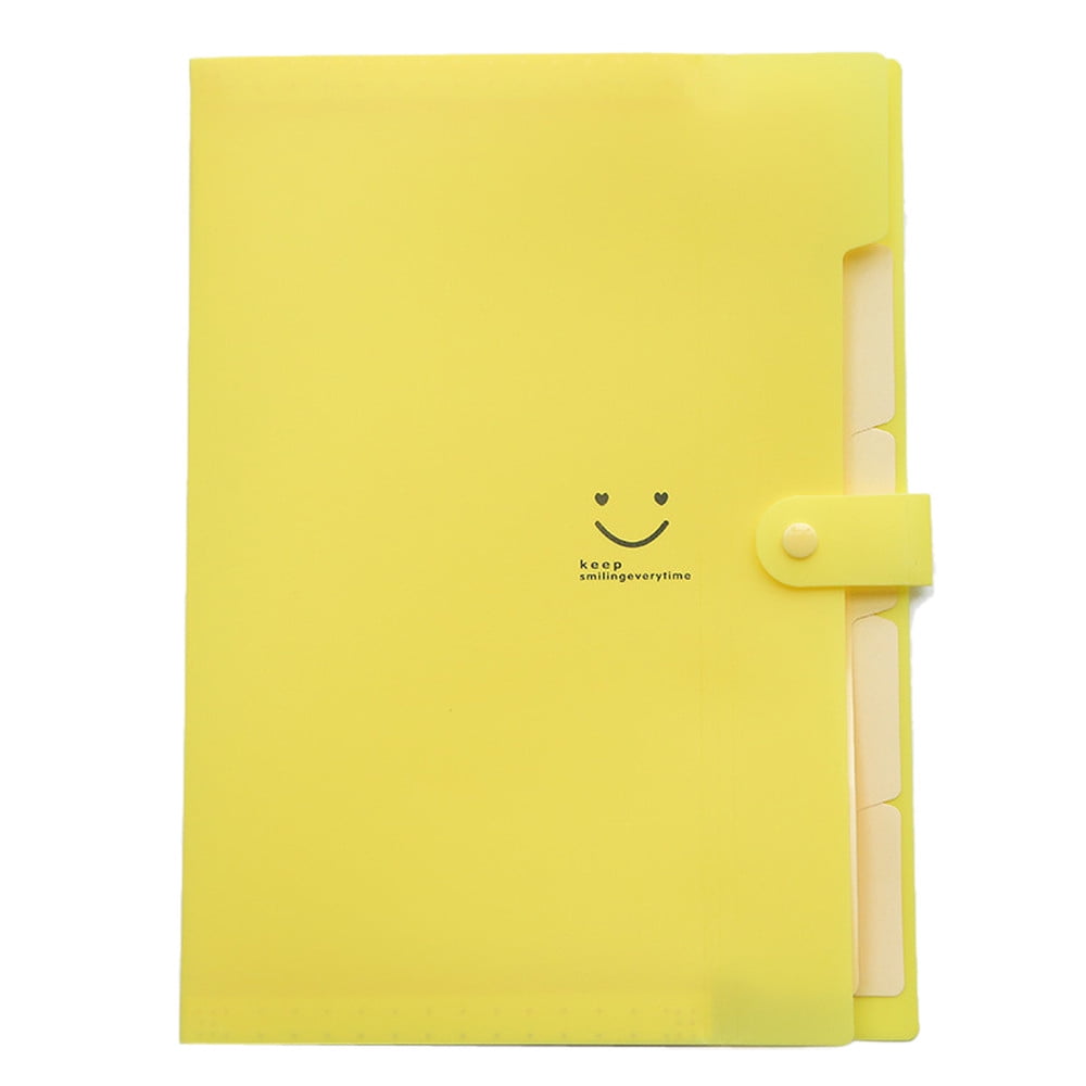 Cxui File Organizer, Korean Pastel Multilayer File Organizer, Cute A4 ...