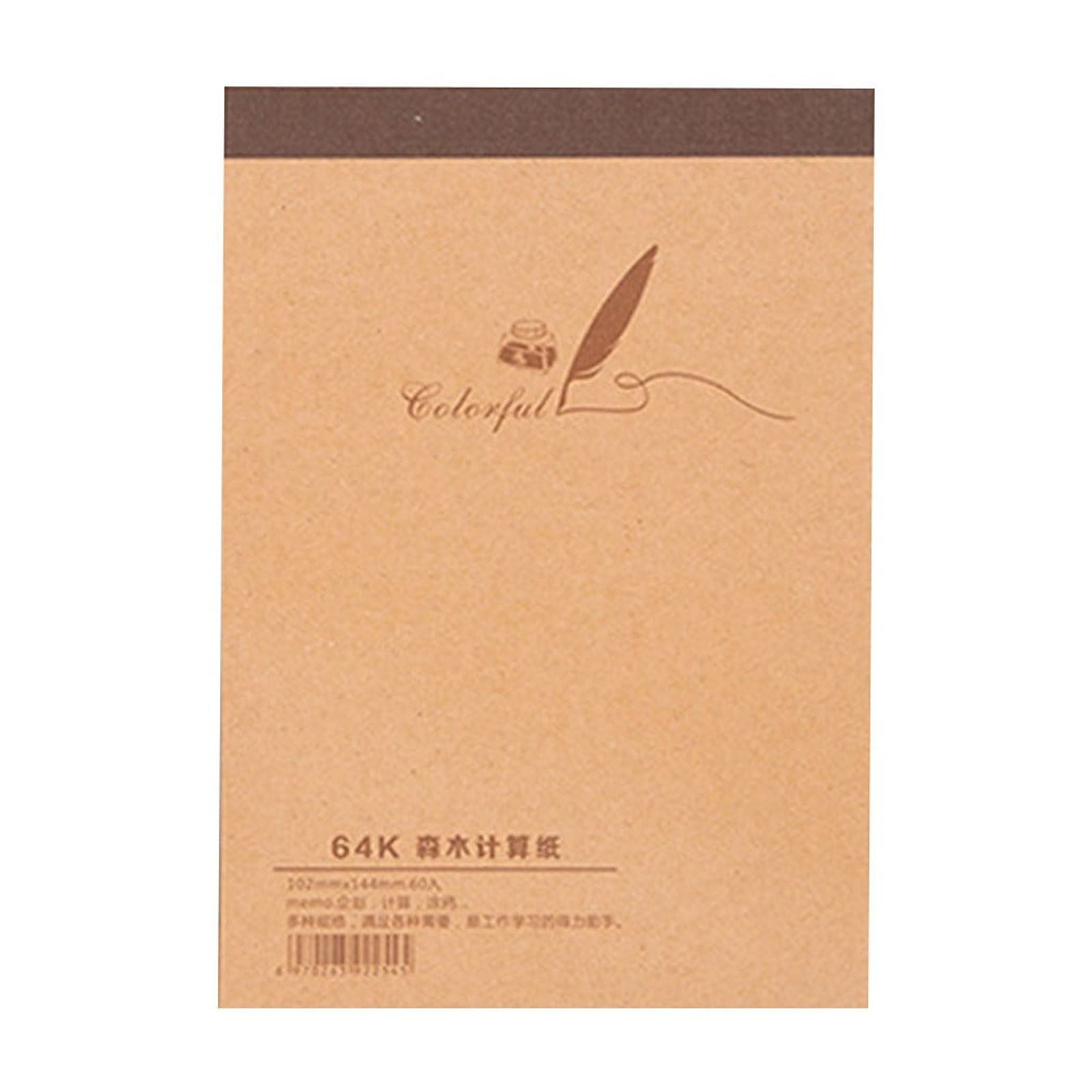 Cxui Scratch Book, Eco-Friendly Blank Kraft Paper Notebooks for ...