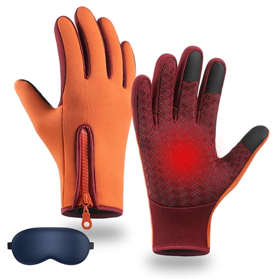 Cxyrna Waterproof & Windproof Thermal Non-Slip Gloves, Ultimate Water ...