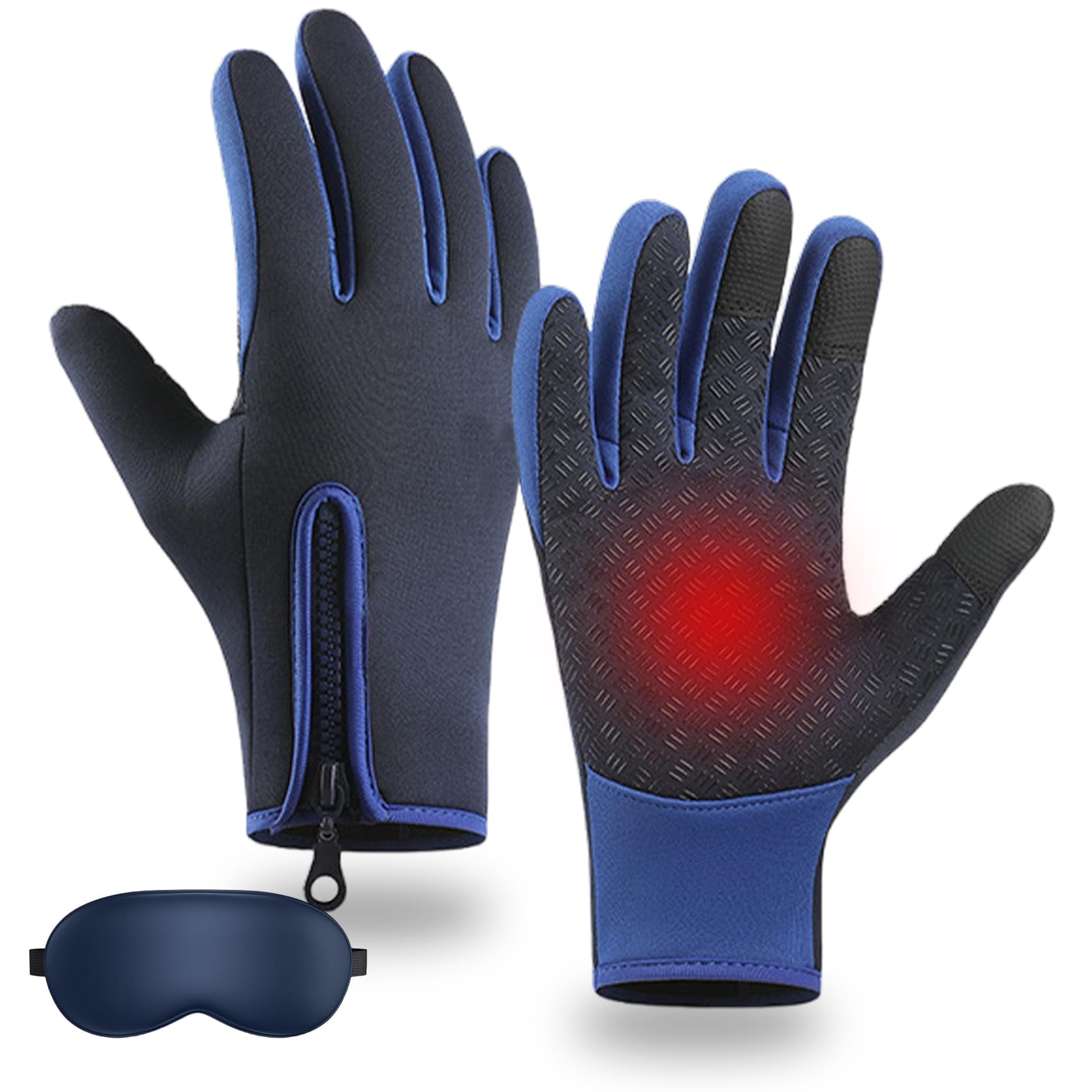 Cxyrna Waterproof & Windproof Thermal Non-Slip Gloves, Ultimate Water ...