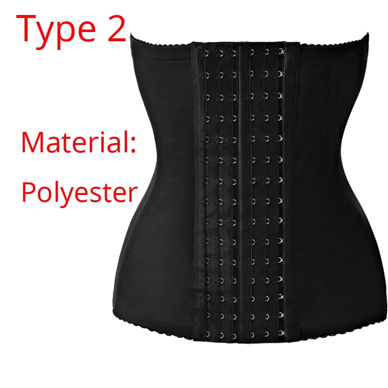 Cxzd Latex Waist Trainer 9 Steel Bone Women Binders Shapers Corset Colombian Belts Modeling ...