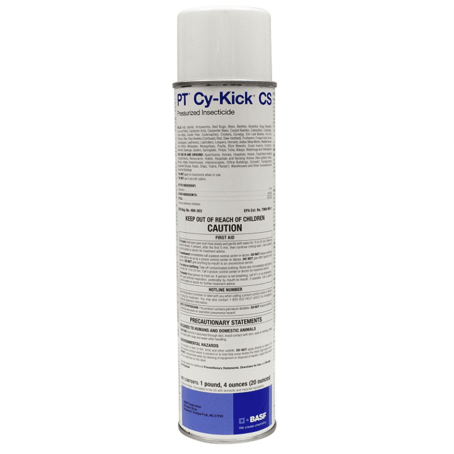 BASF Cy-Kick CS Insecticide - 20oz Can, Pesticide Killer Liquid for ...