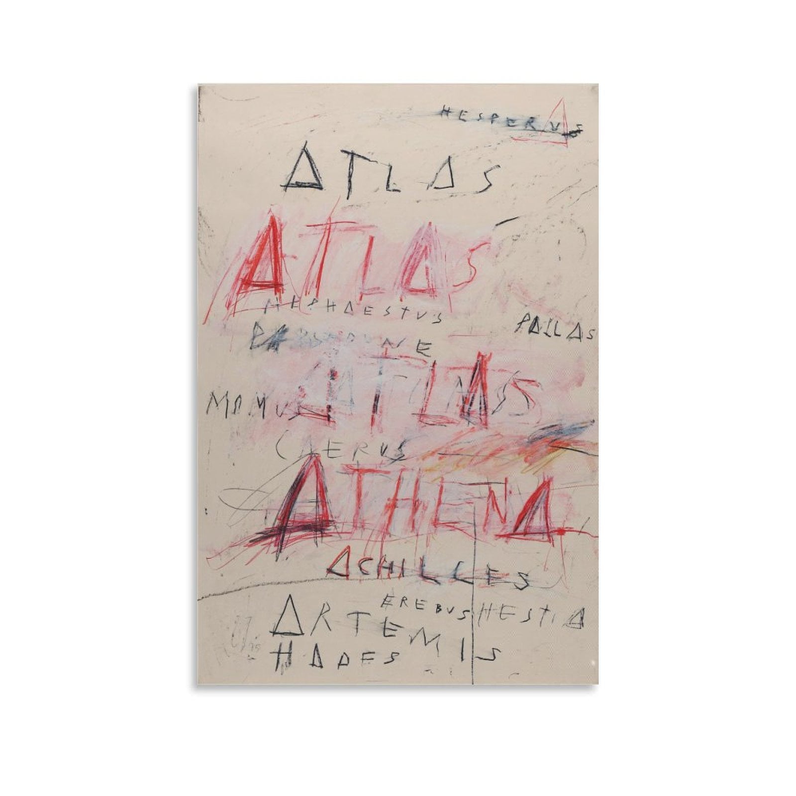 Cy Twombly Atlas Printing Famous Paintings Office Home Wall Art ...