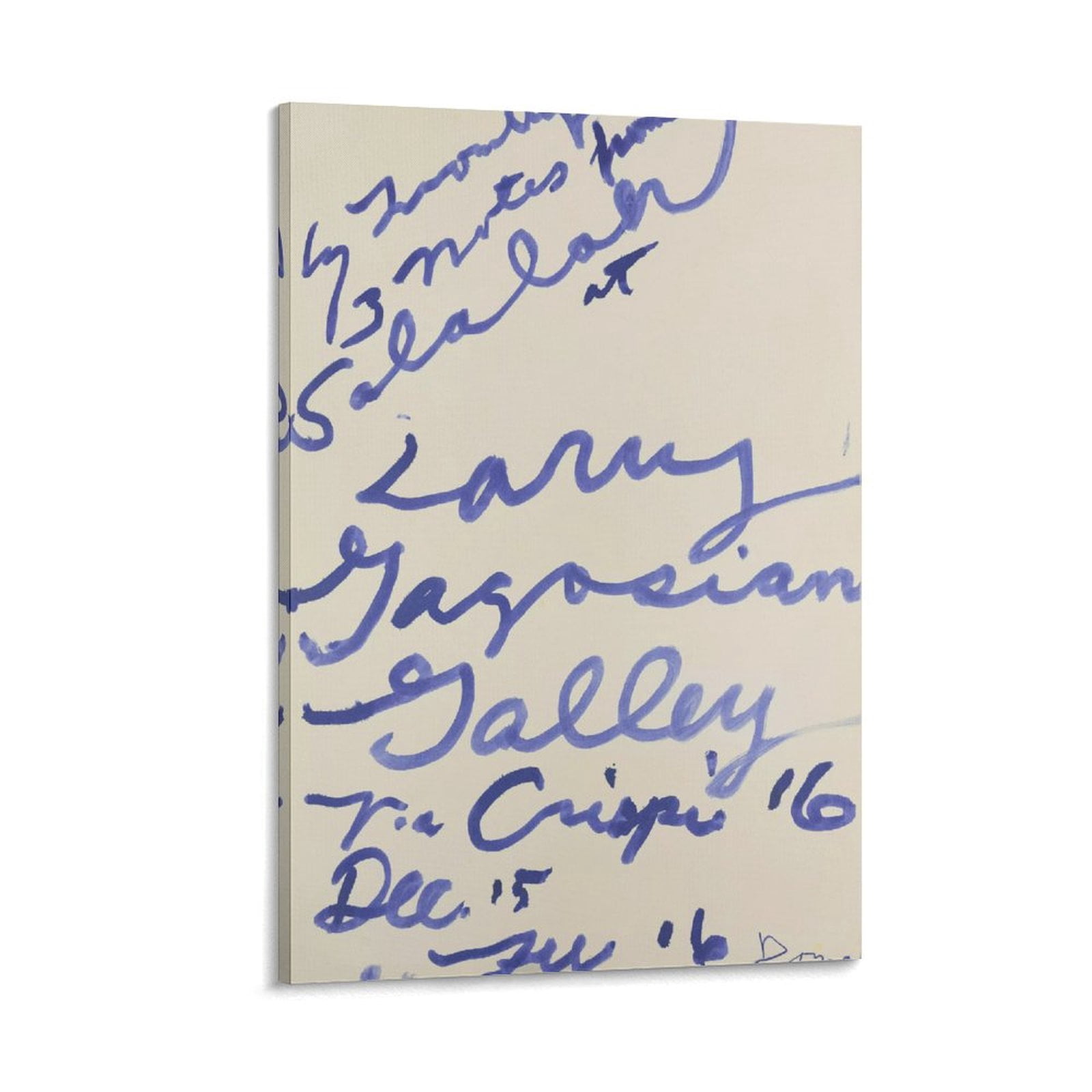 Cy Twombly Print Wall Art《Three Notes from Salalah》Paintings Poster Art ...