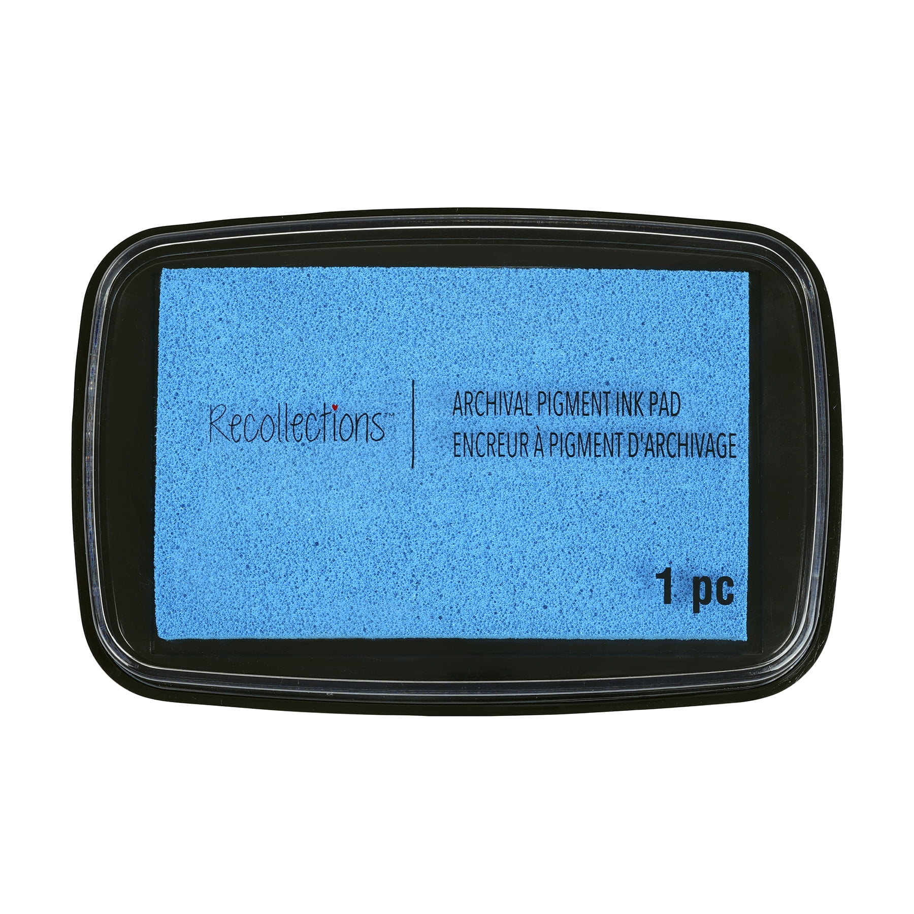 Cyan Archival Pigment Ink Pad by Recollections - Use On Paper - Chipboard - Wood - and More ...