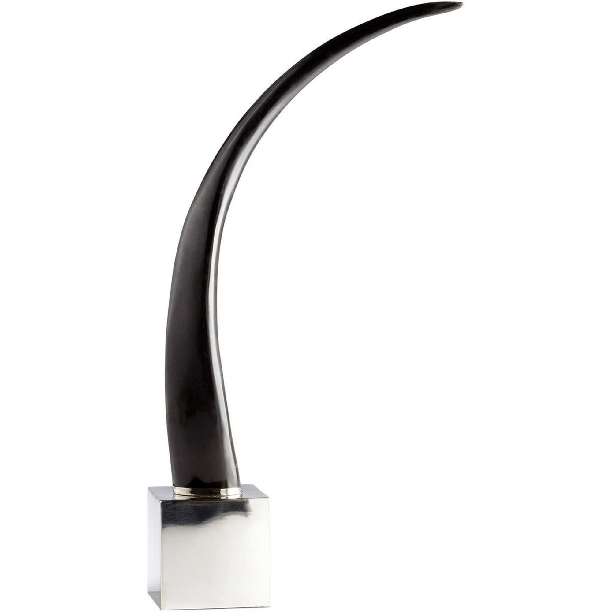 Cyan Design 08861 Blackthorne Horn And Stainless Steel Animal Horn ...