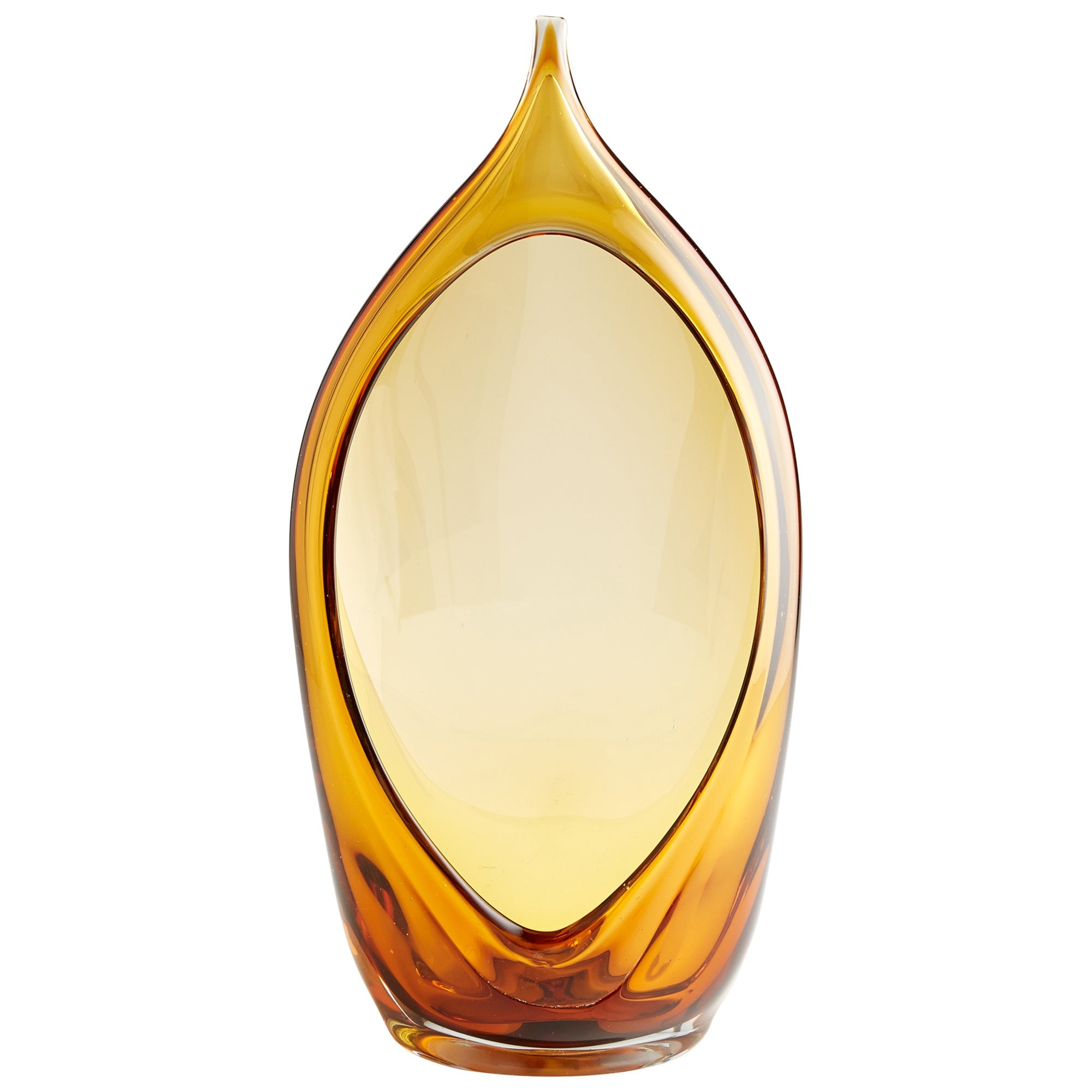 Cyan Design Medium Neema Vase Neema 18.25" Tall Glass Vase - Amber ...