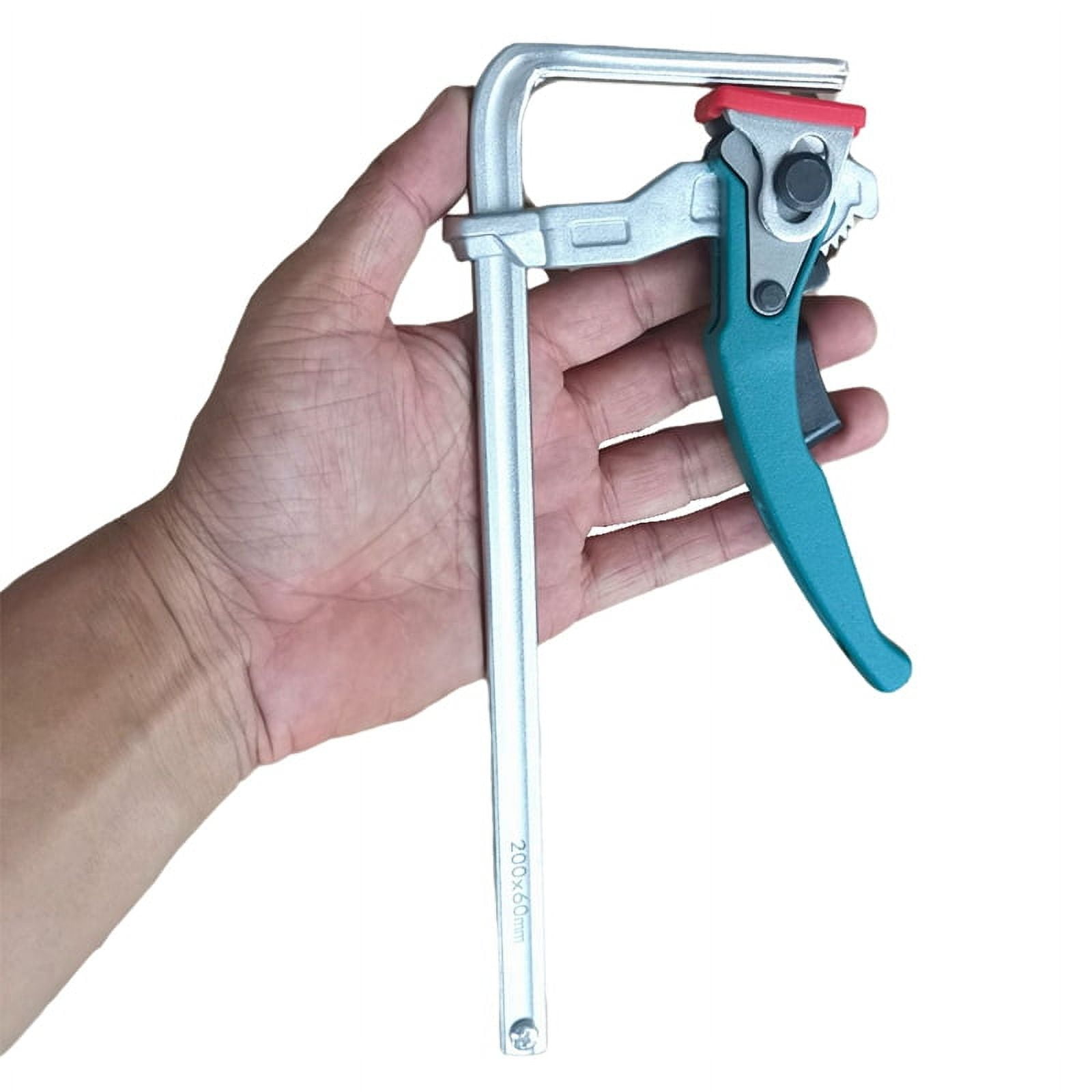Cyan Handle Quick Ratchet Track Clamp Woodworking Track Clamp Cyan ...