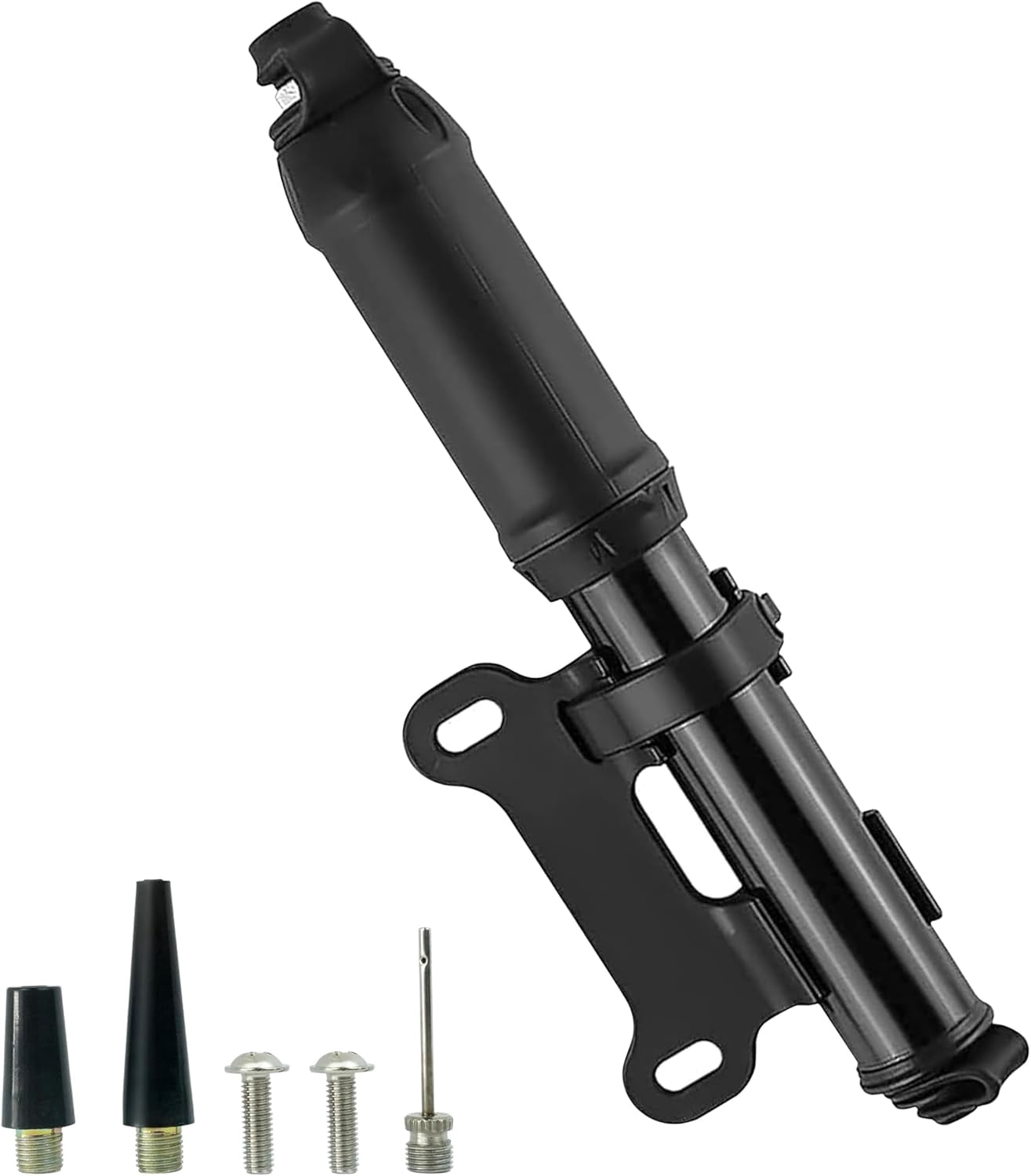 CyanCloud Mini Bike Pump,Bicycle Pump Portable, Universal American and ...