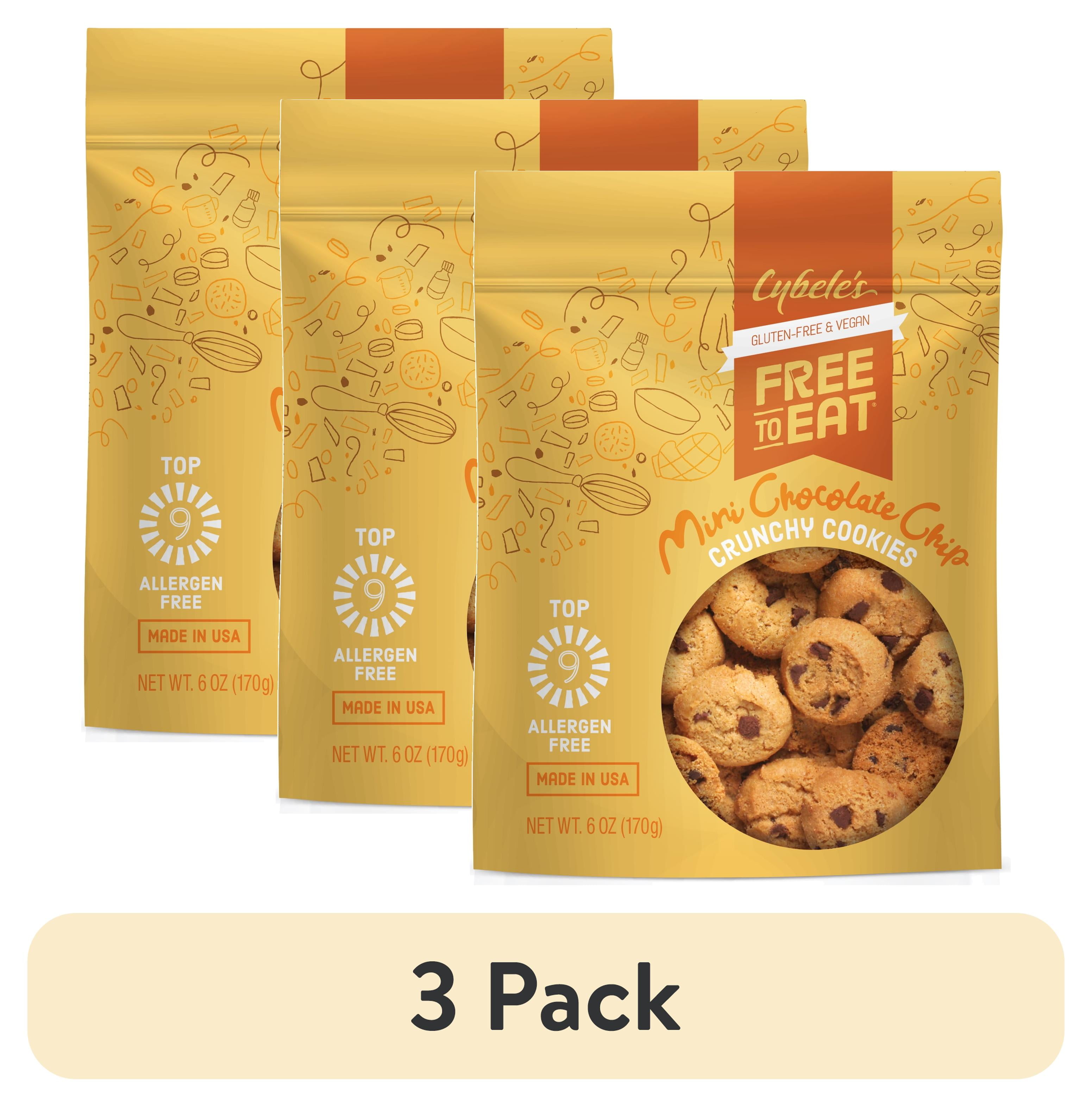 (3 pack) Cybele’s Free to Eat, Gluten-Free & Vegan, Chocolate Chip Mini ...
