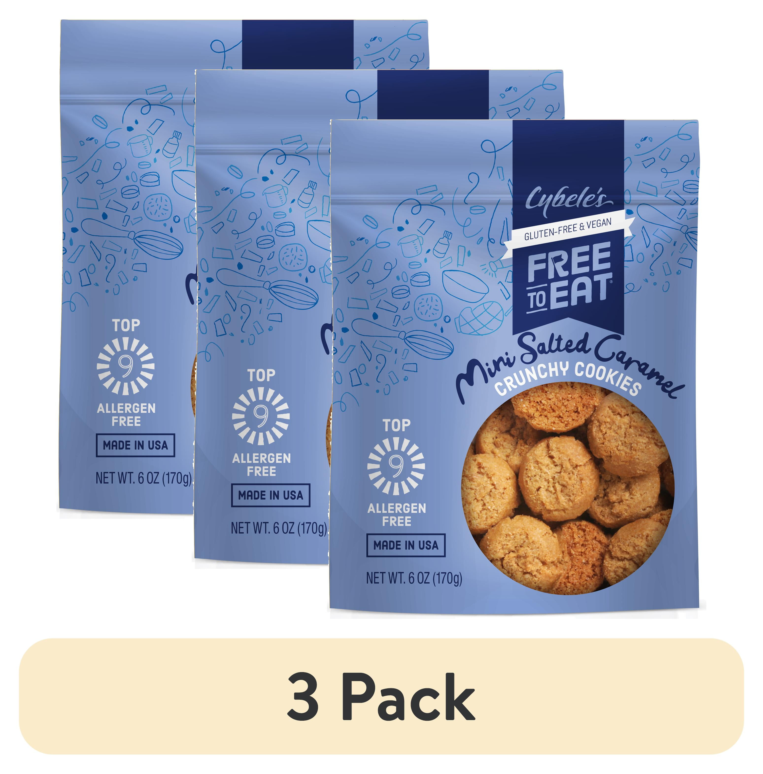(3 pack) Cybele’s Free to Eat, Gluten-Free & Vegan, Salted Caramel Mini ...