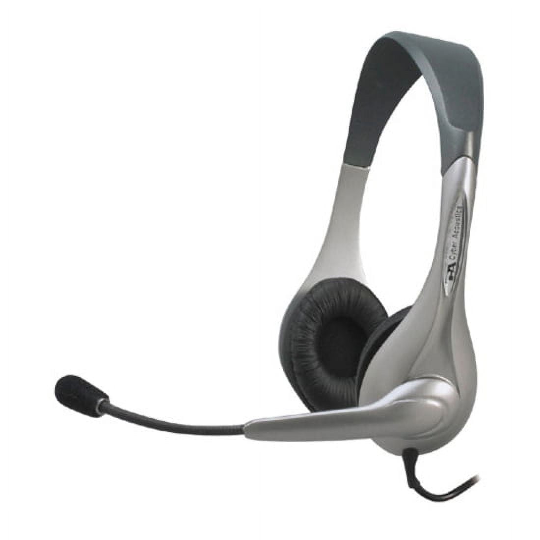 Cyber Acoustics AC-202b Speech Recognition Stereo Headset - Walmart.com