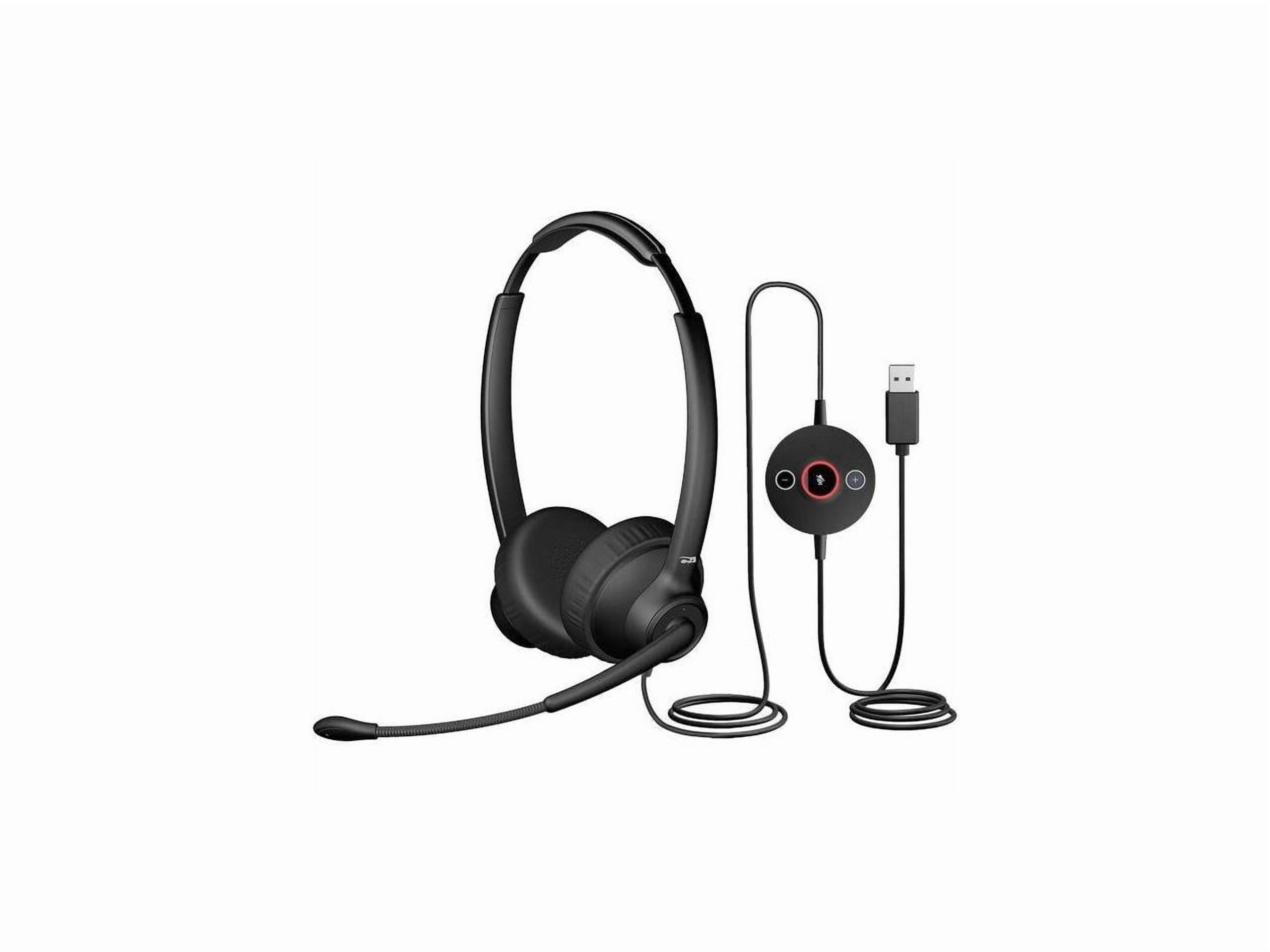 Cyber Acoustics AC-304 USB Headset With AI Noise Cancellation - Walmart ...