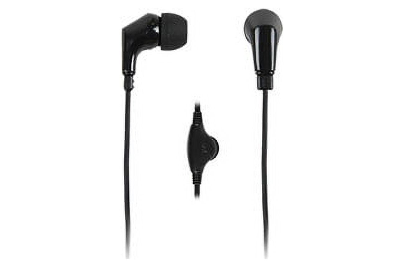 Cyber Acoustics Black Ear-Bud with Volume Control Poly-Bag In-Ear Style ...