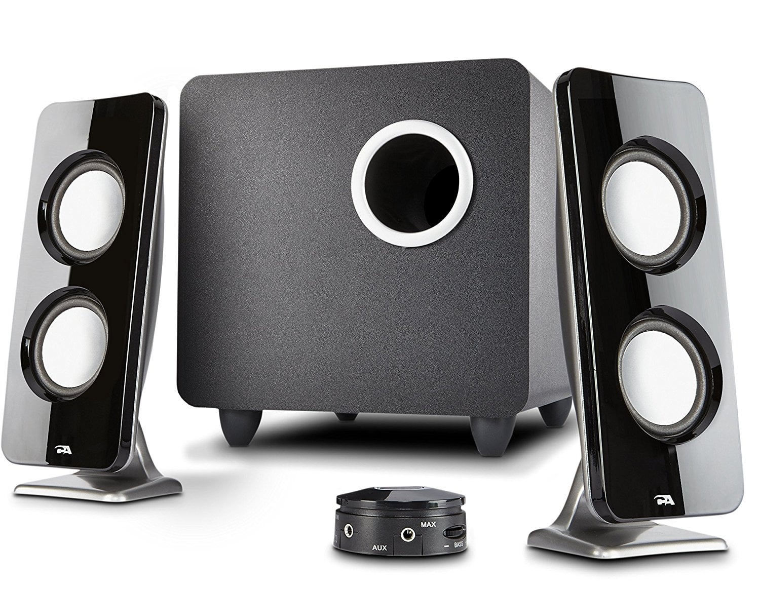 Cyber Acoustics 62W Powered Speaker System w/ Control Pod - Walmart ...