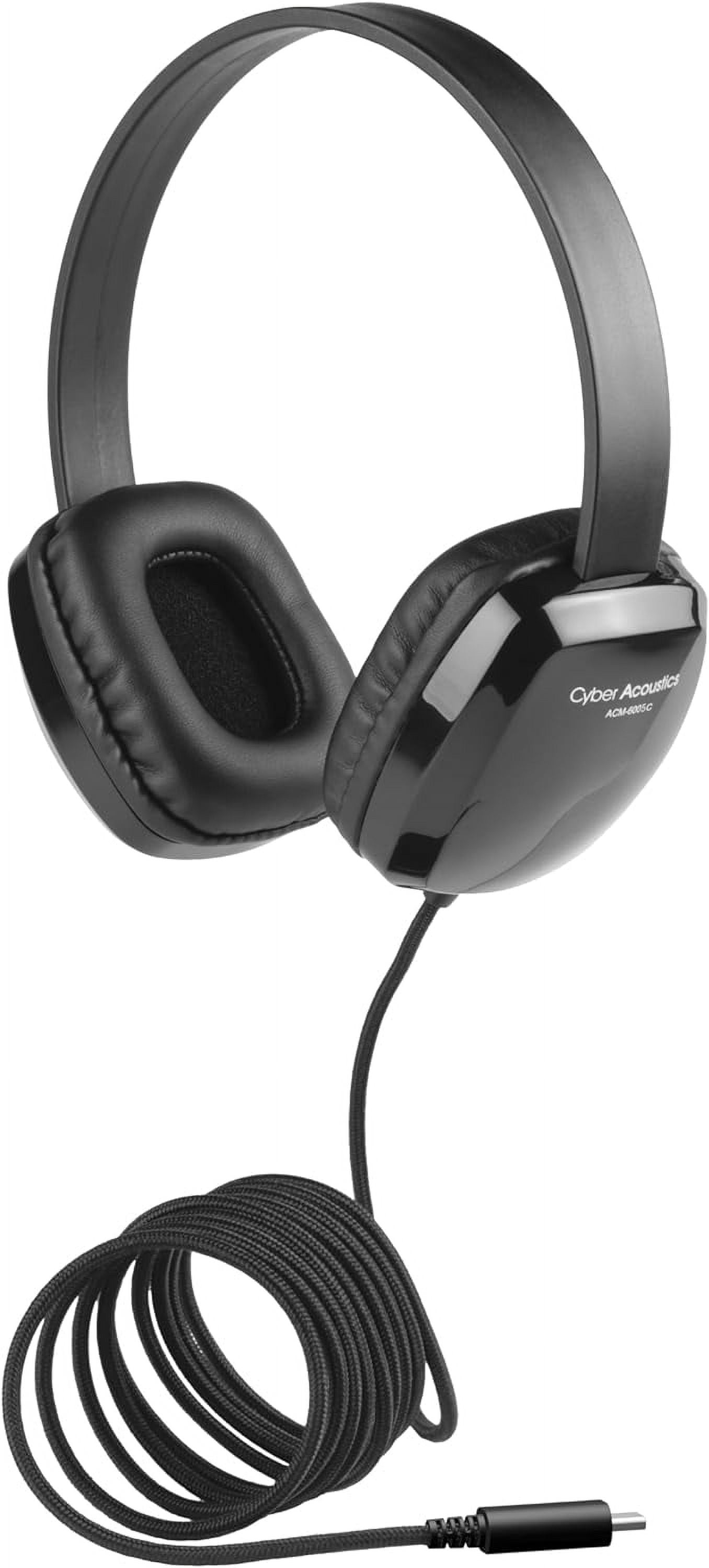 Cyber Acoustics USB Stereo Headphones for PCs and Other USB Devices in ...