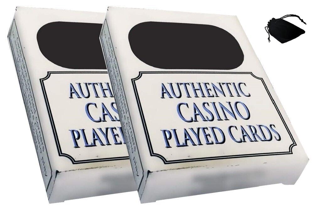 Cyber-Deals 2-Pack Genuine Las Vegas Casino Table-Played Playing Cards ...