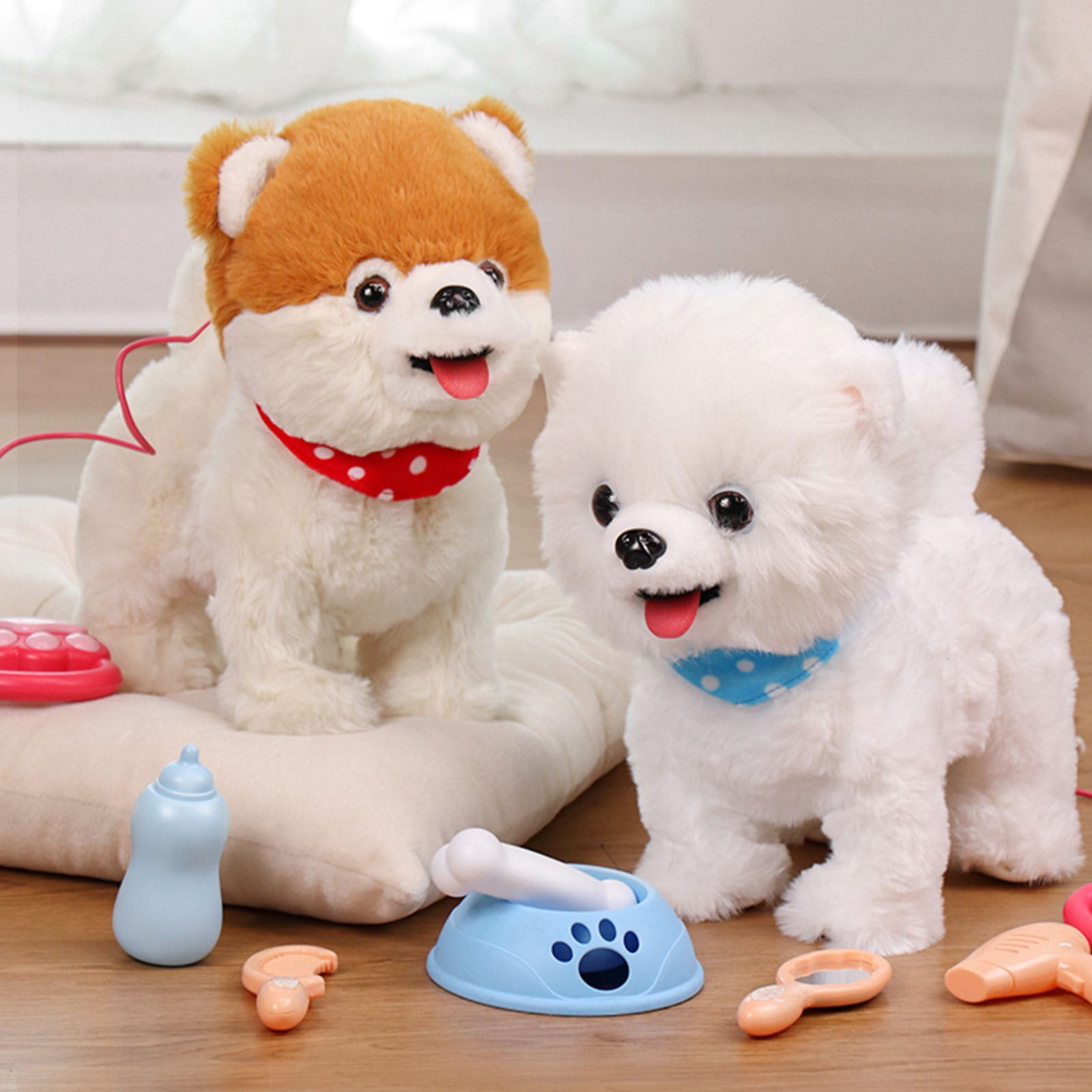 Staron Samoyed Walking Dog Toy For (A), Samoyed Walking Dog Toy For ...