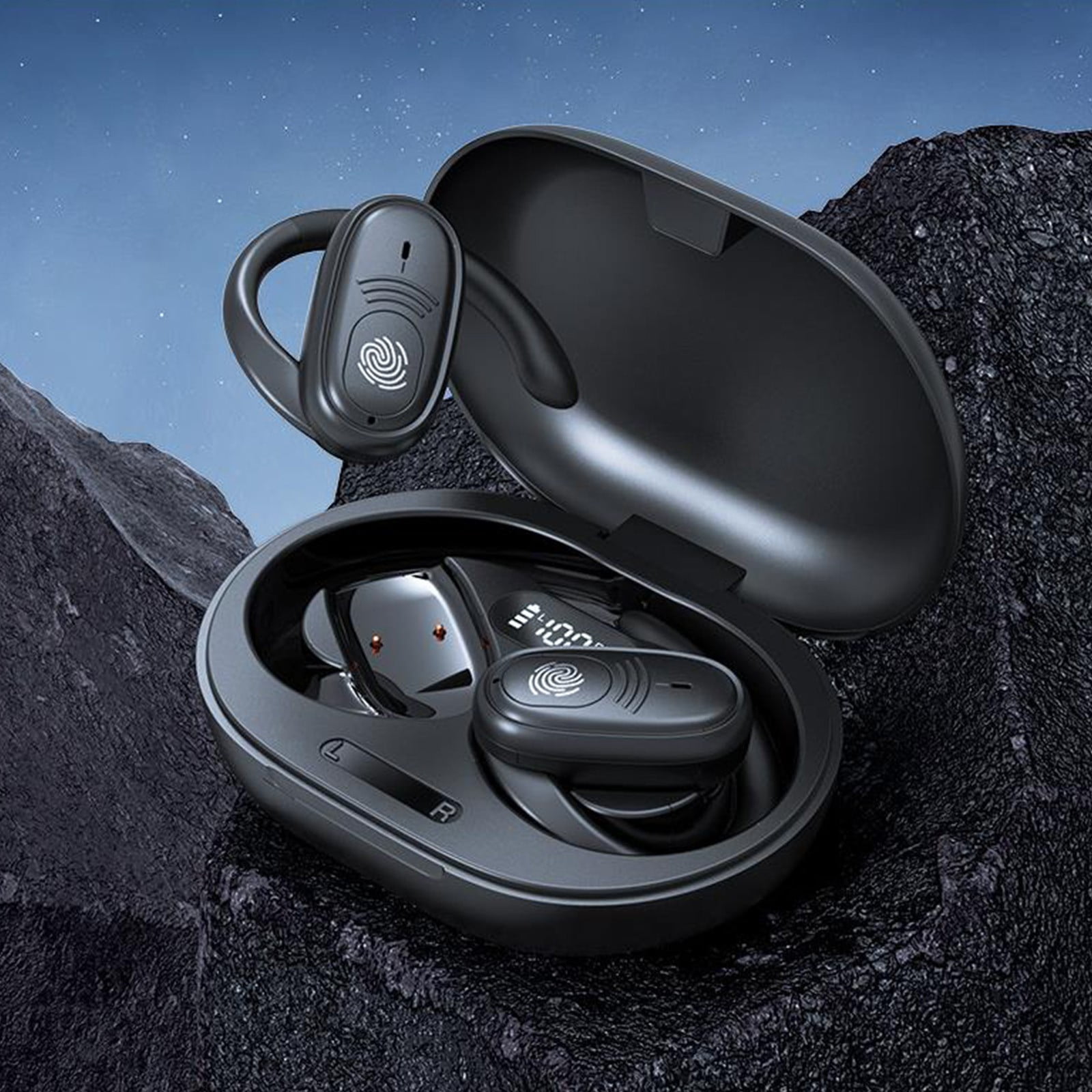 Wireless Earbuds Bluetooth Headphones 48Hrs Play Back Sport Earphones ...