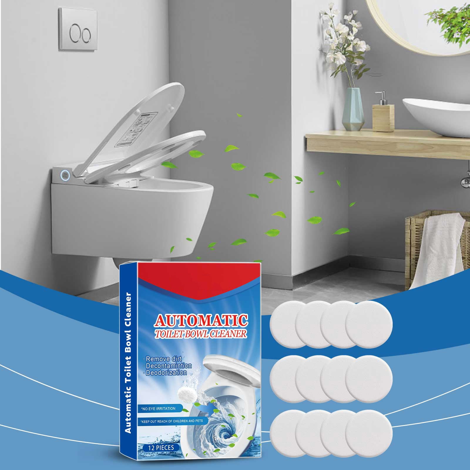 Rkxzt Toilet Cleaning Effervescent Tablets, Toilet Stain Removal ...