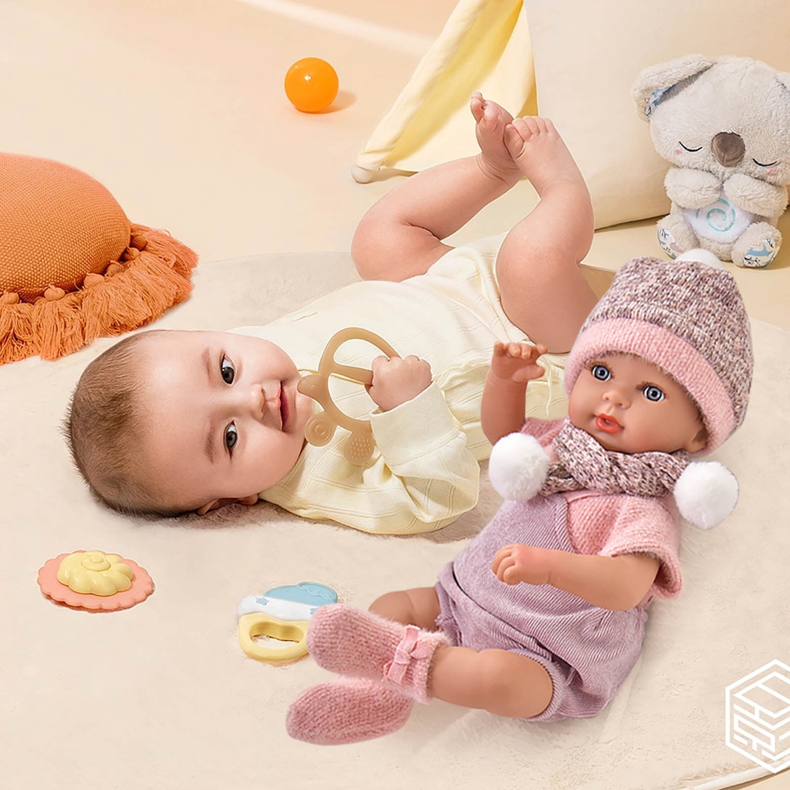 Usmixi Stocking Stuffers for Kids Lifelike Reborn Girl Body Vinyl Limbs ...