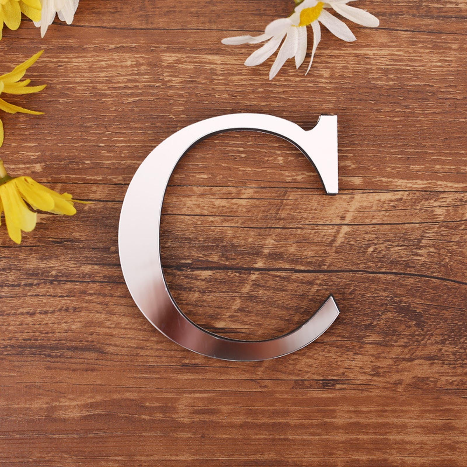 Family Wall Decor Letter Signs,3D Acrylic Decorative Mirror Wall ...