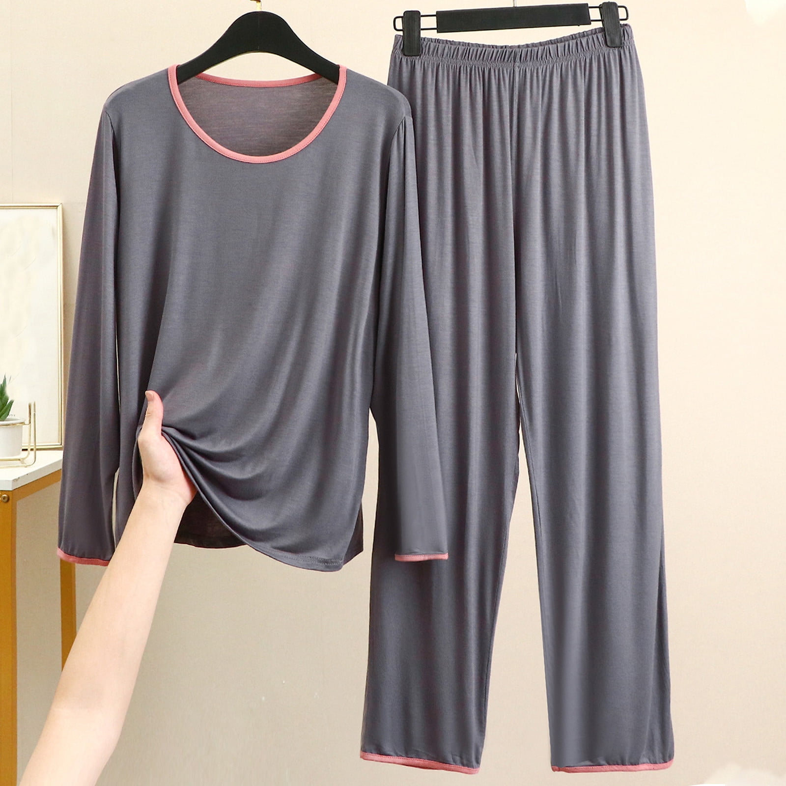 Cyber&Monday Deals Holiday Deals Homewear Sets for Women Pajamas Set ...