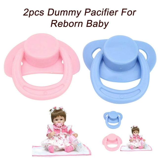 Rkxzt 2PCS Magnetic Dummy Pacifiers for Dolls - Realistic Magnetic ...