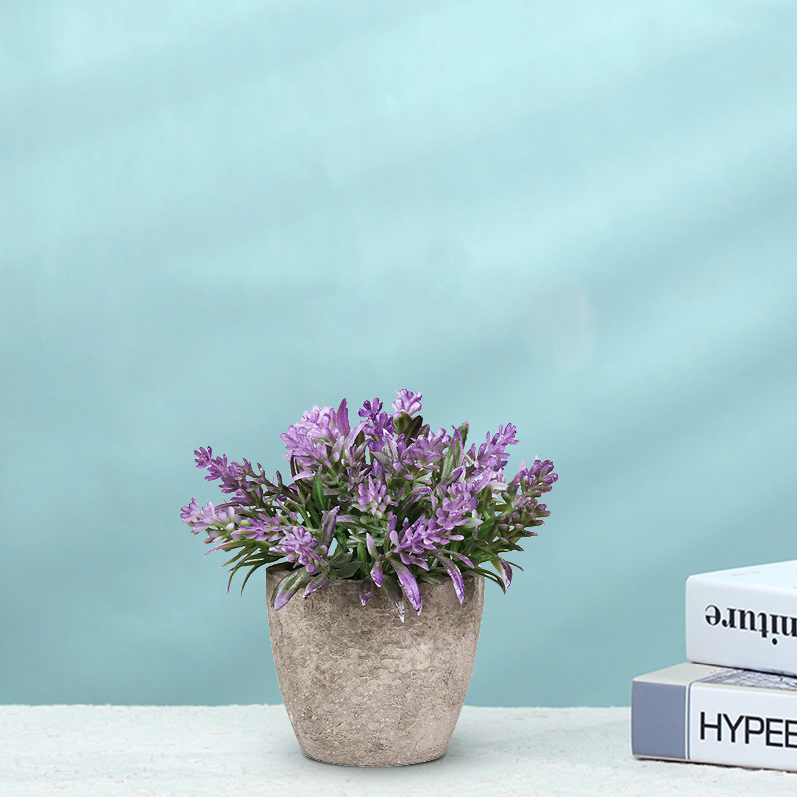 Simulation Pointed Leaf Ear Mini Pulp Potted Plant Plastic Green Plant ...