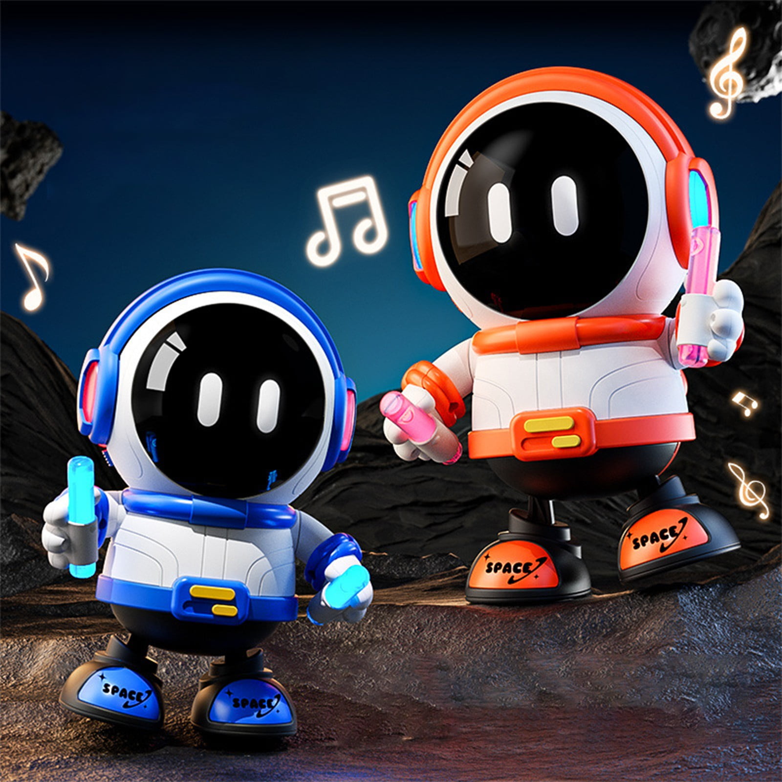 kcavykas Dancing Spaceman Music Lights Astronaut Dancing Robot ...