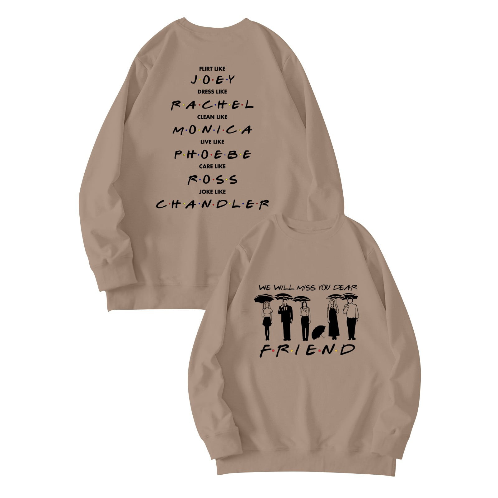 Cyber_Monday Friends Merch Sweatshirt Funny Pullover Graphic Women's ...