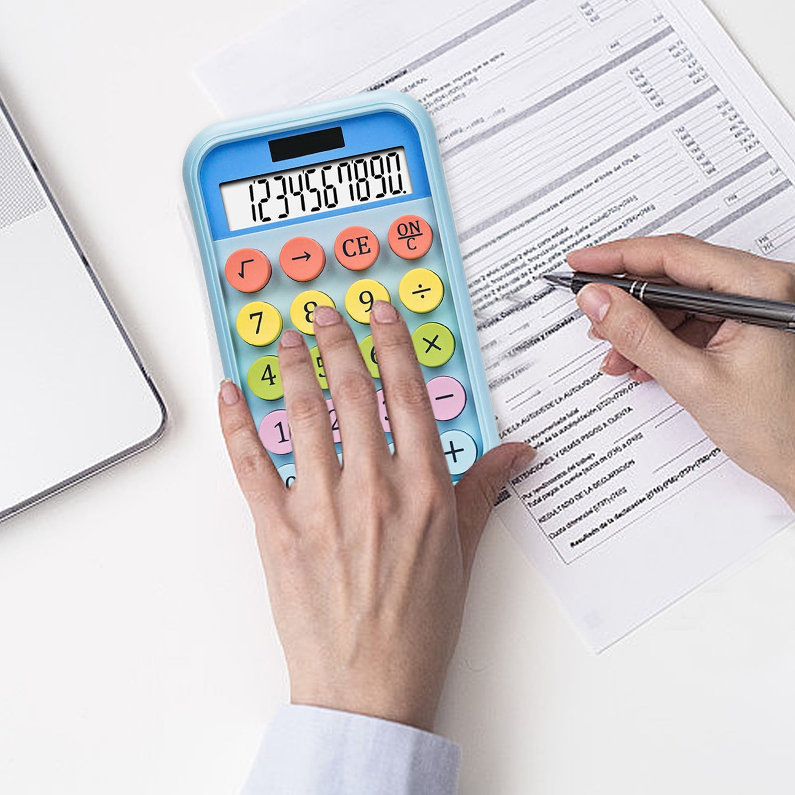 Cyber of Monday Kadlawus Calculators for School Backlight 10-digit Desk ...