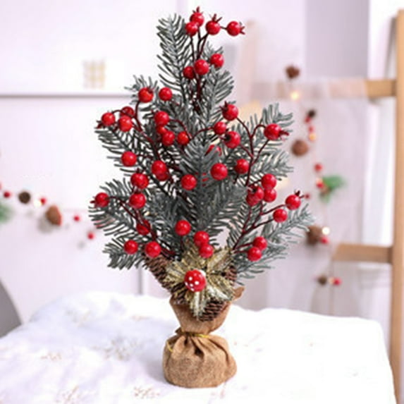 kkbbma under $5 Small Mini Table top Christmas Tree - Artificial ...