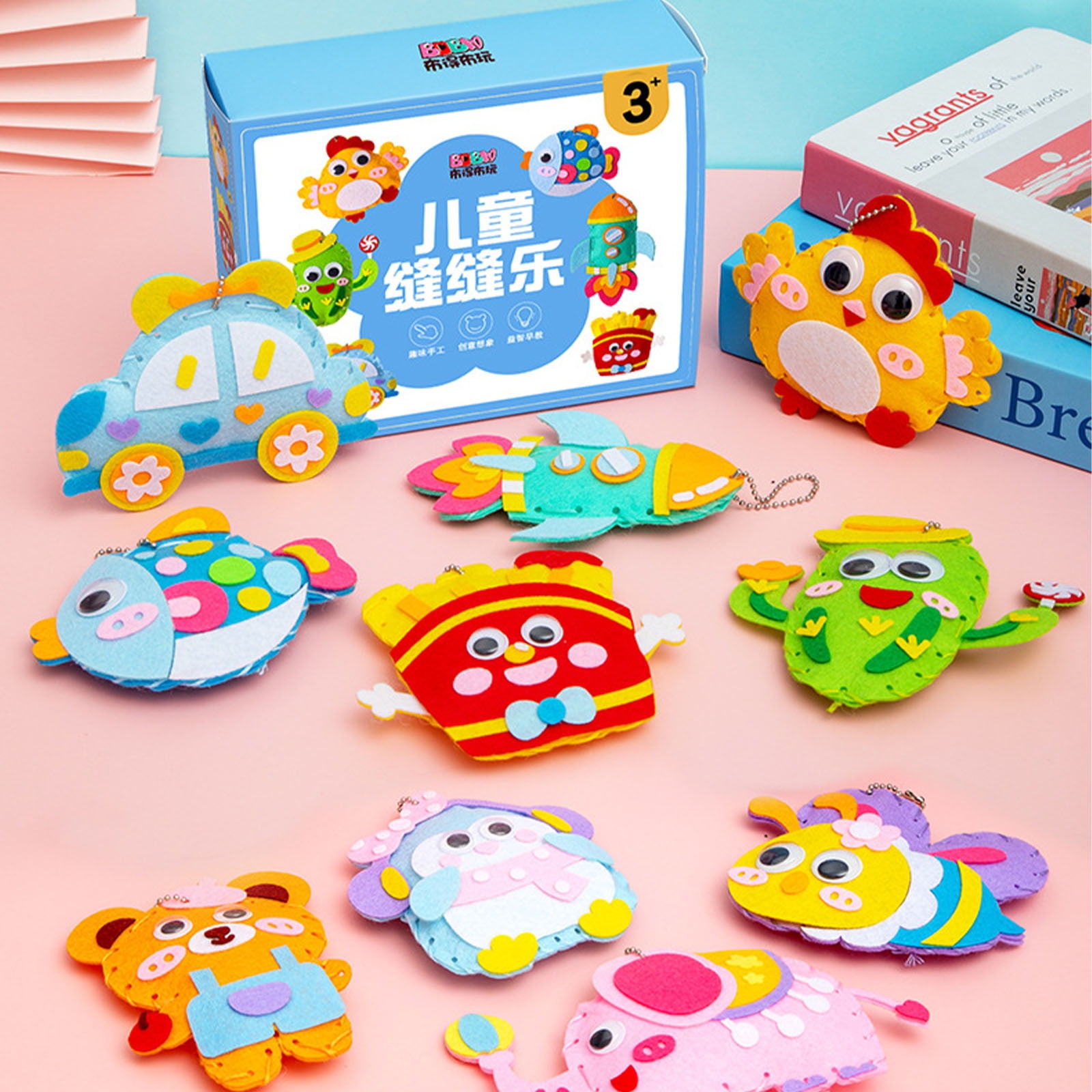 Iumwxz Hand-Non-Woven Sewing Music 3-6 Years Old Pendant Materials ...