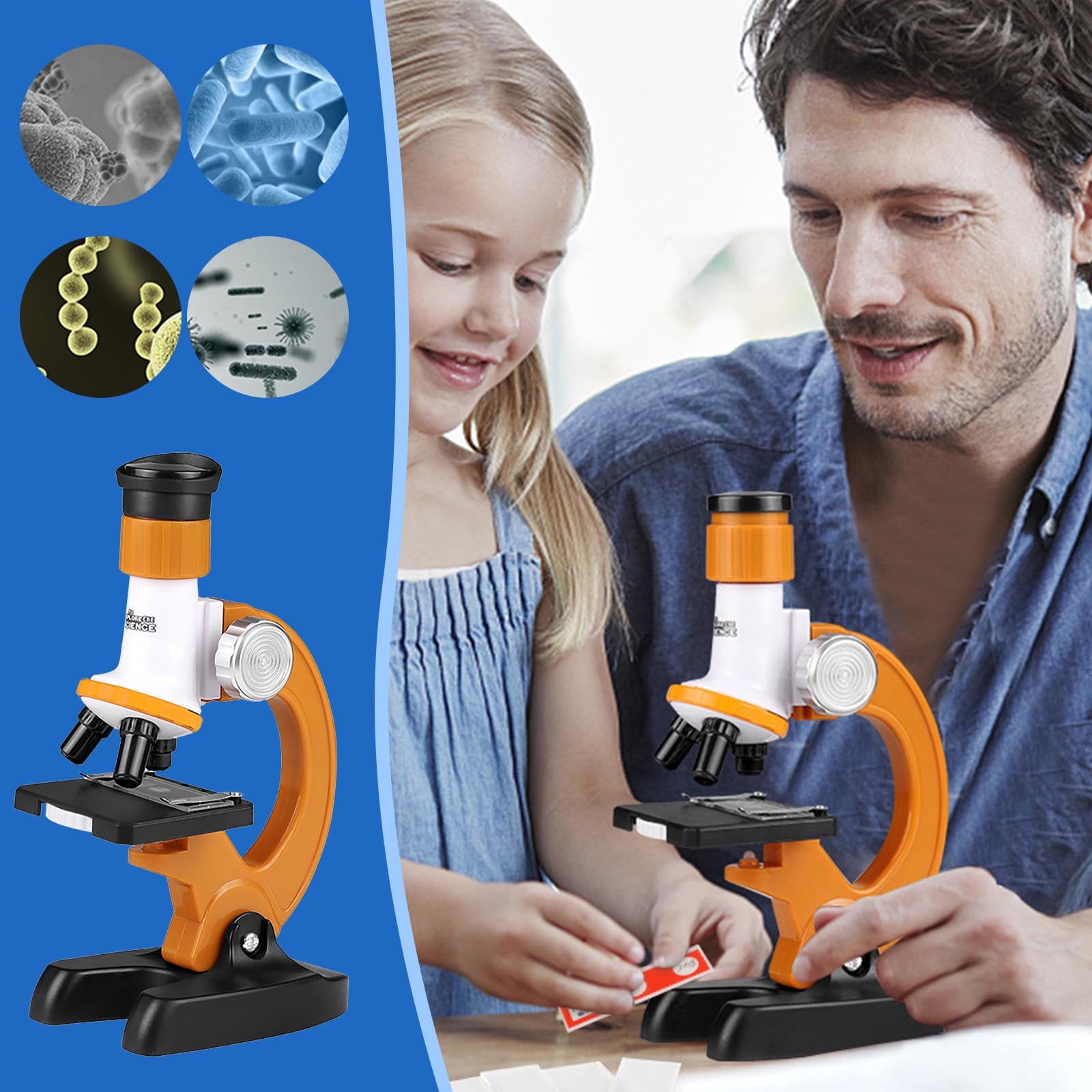 Cyber&Mondays_deals Iumwxz Children'S Optical Microscope 1200 Times ...