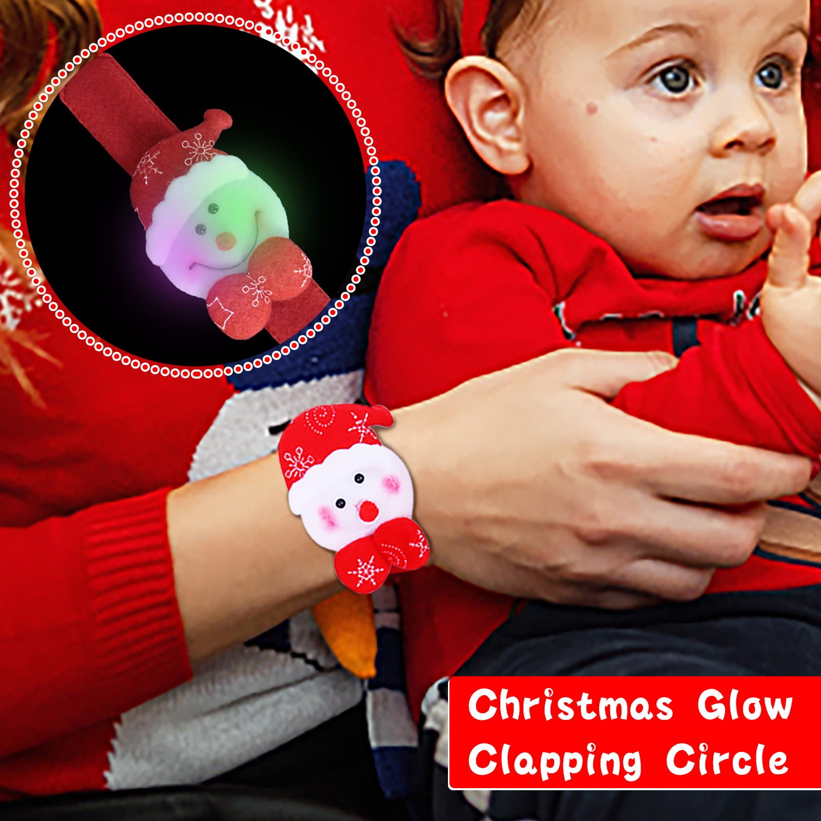 Iumwxz Christmas Bracelet Clap Toys Christmas Gifts home decor ...