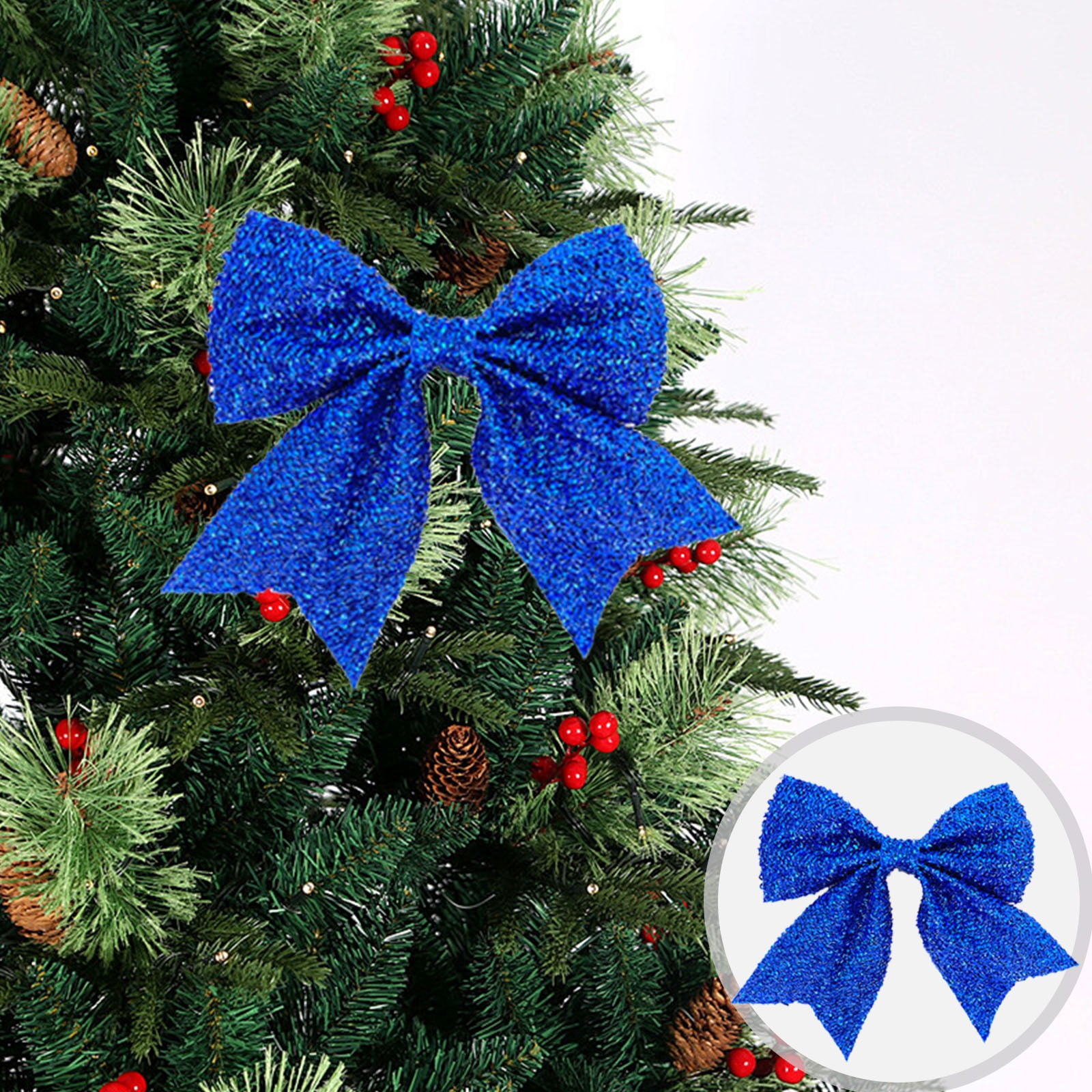Iumwxz Rollbacks on Essentials Christmas Bow Bright Face Bow Christmas ...