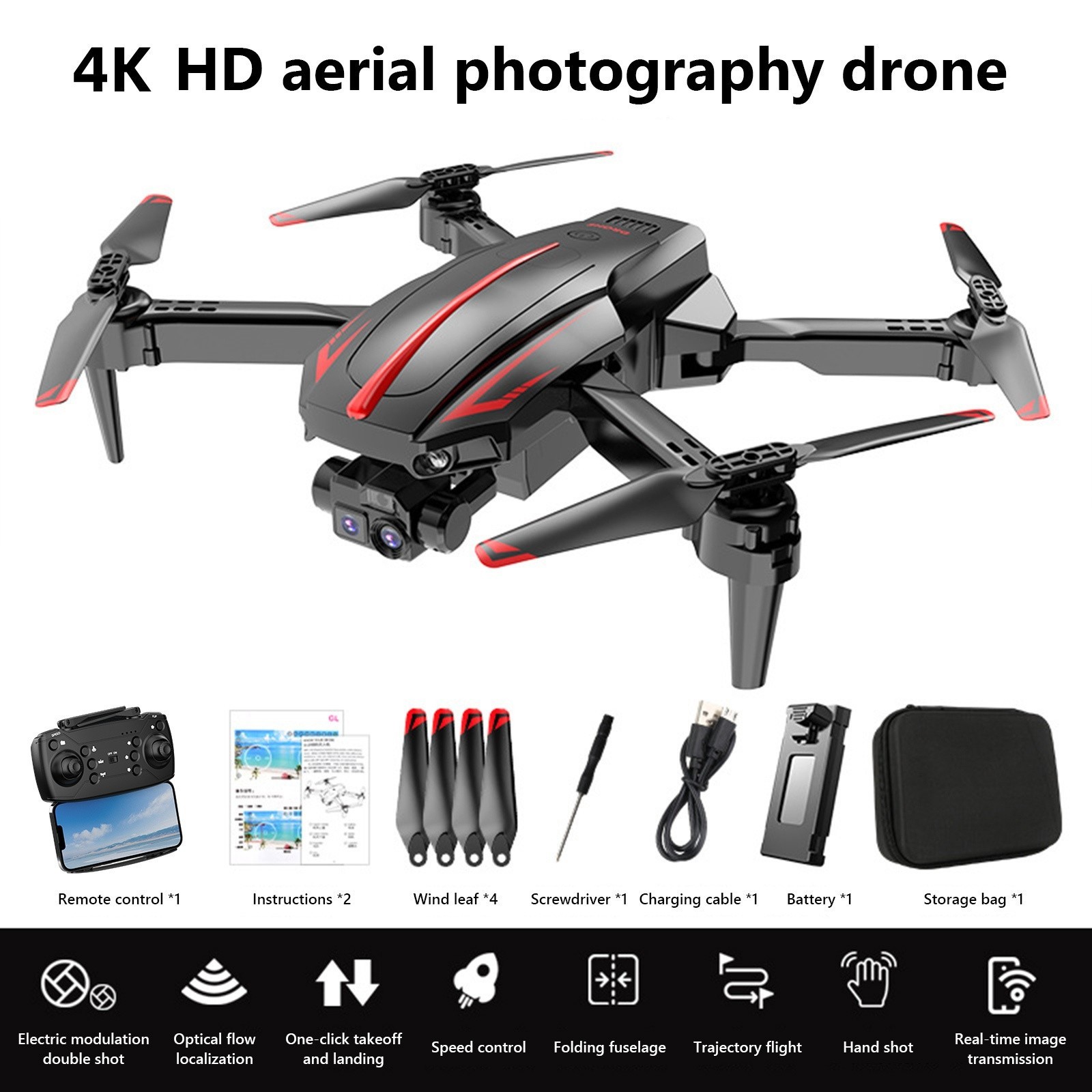 Iumwxz Aircraft Aerial Photography 4k Camera Unmanned Aerial Vehicle ...