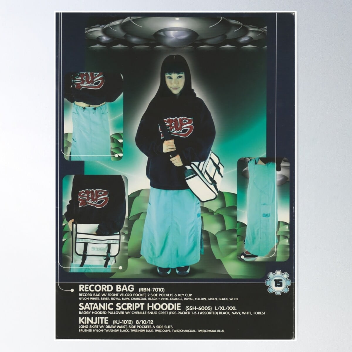 Cyber Rave Magazine Poster Wall Art, Modern Wall Decor For Living Room ...