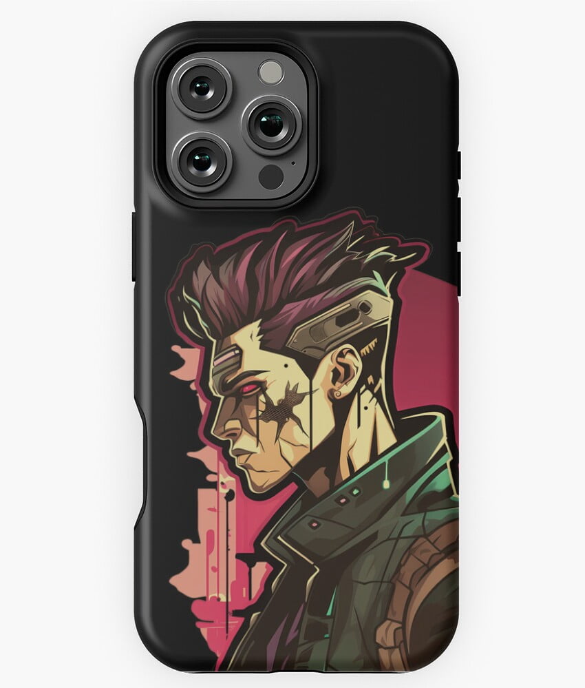 Cyber Renegade Futuristic Art N1155 Phone Case for iPhone 17 16 15 14 ...