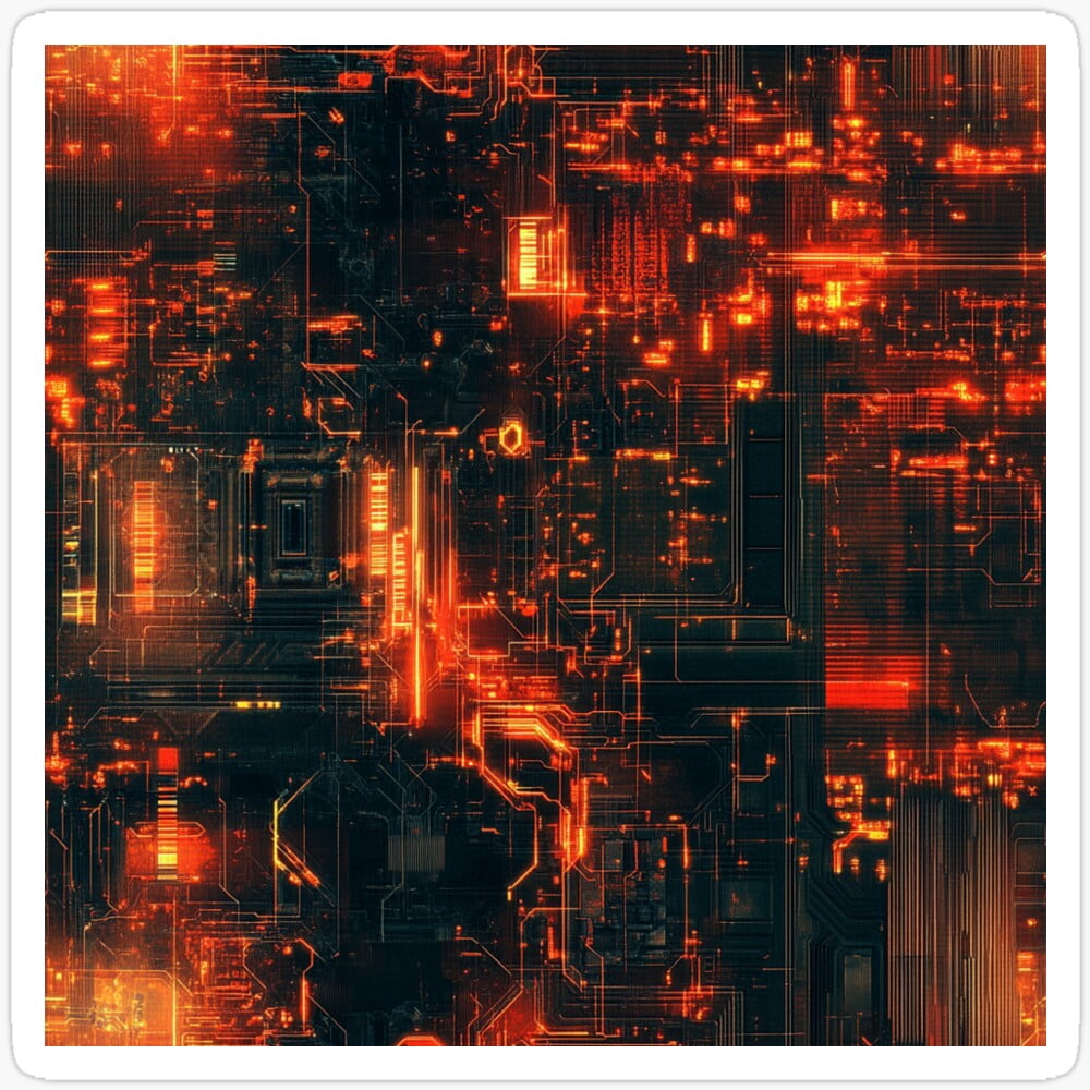 Cyber Revolutions And Futuristic Technologies Sticker Kir-2377 ...