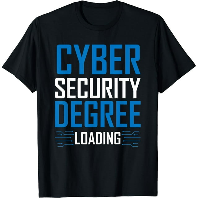 Cyber Security Degree Loading Computer Programmer Hacker T-Shirt - Walmart.com