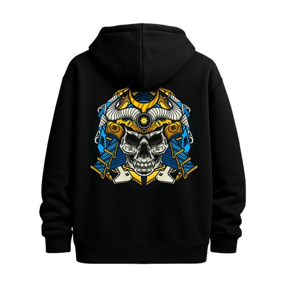 Cyber Skull Hoodie hoodies & sweatshirt fire skeleton men polyester ...